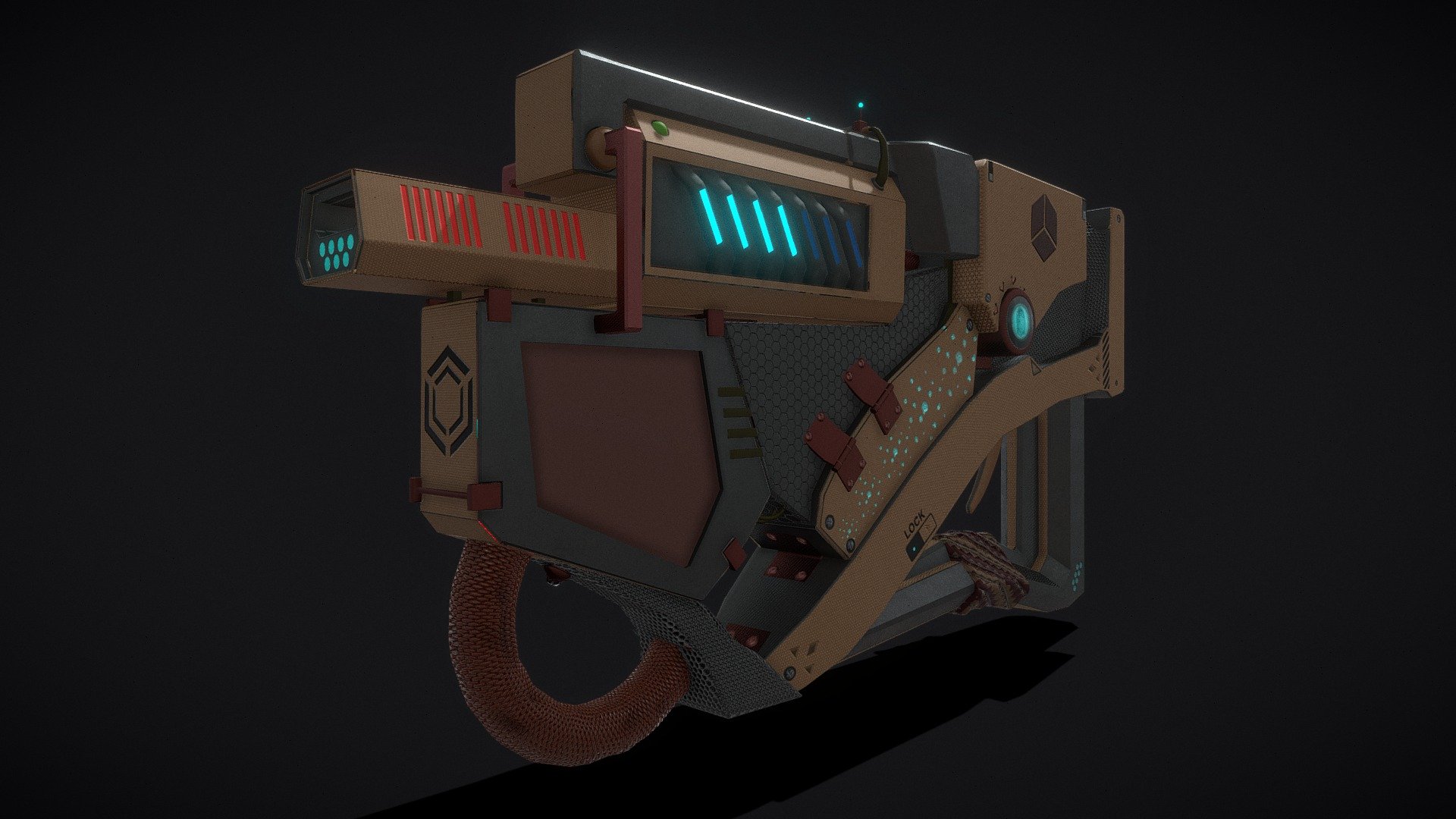 Future_Gun_FBX - Download Free 3D model by GetDeadEntertainment ...