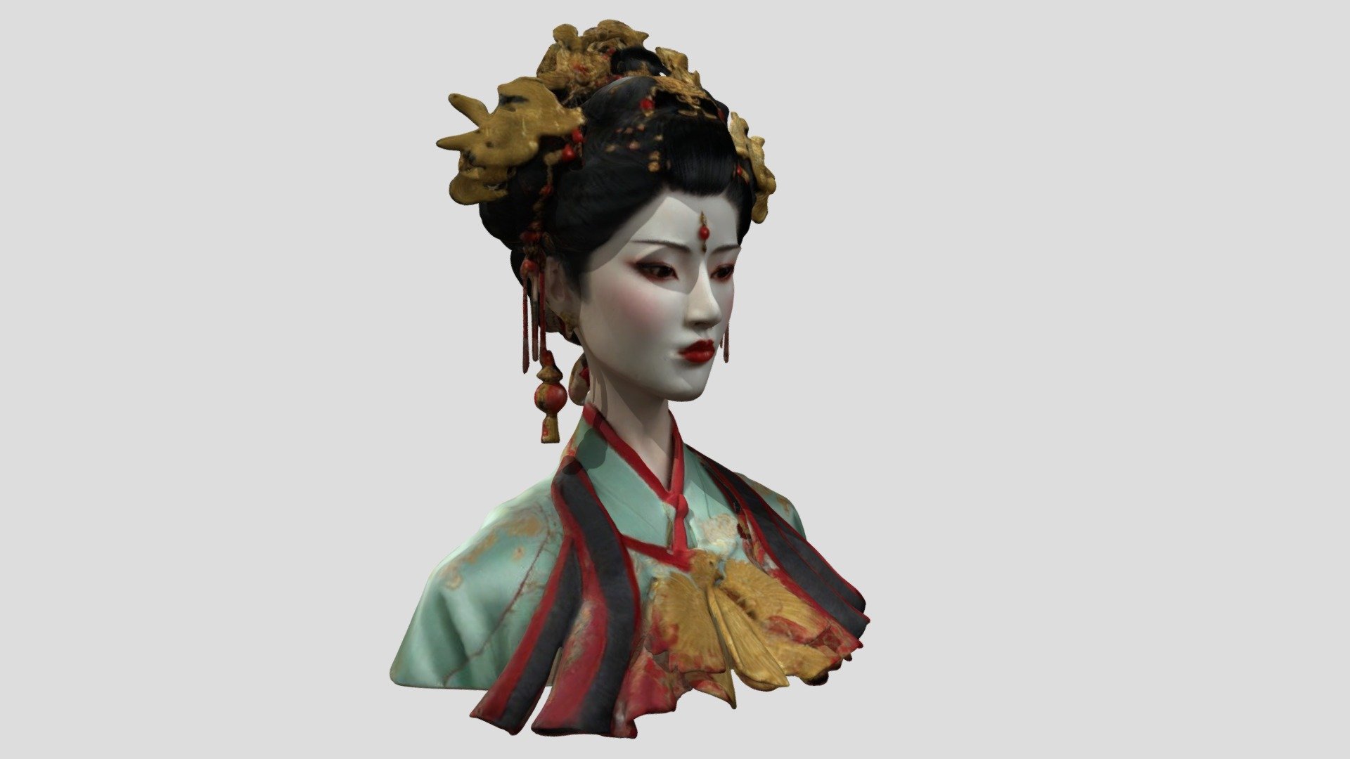 Empress Wu Zetian - Download Free 3D model by Brian Trepanier (@CMBC) [8dc3695] - Sketchfab