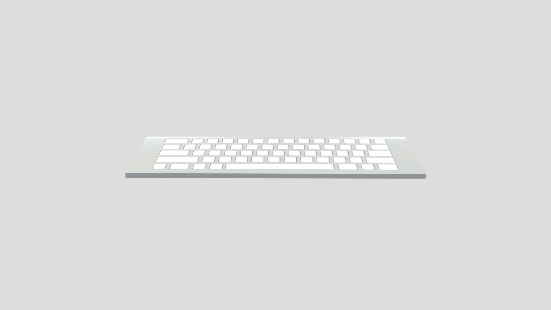 Simple Low-Poly Keyboard - Download Free 3D model by Andrew.Mischenko ...