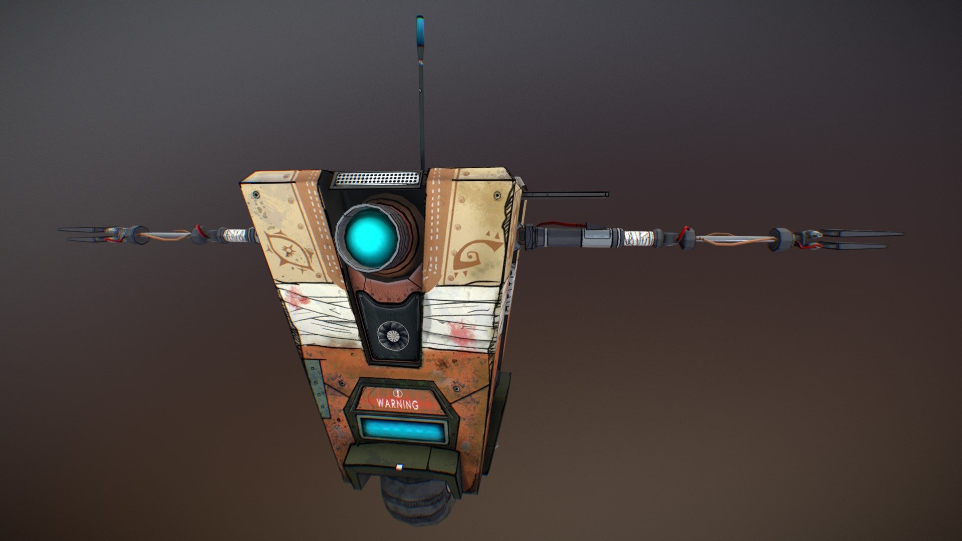 Claptrap - Psycho Version - 3D model by Whimsy_99 [8dc3c75] - Sketchfab