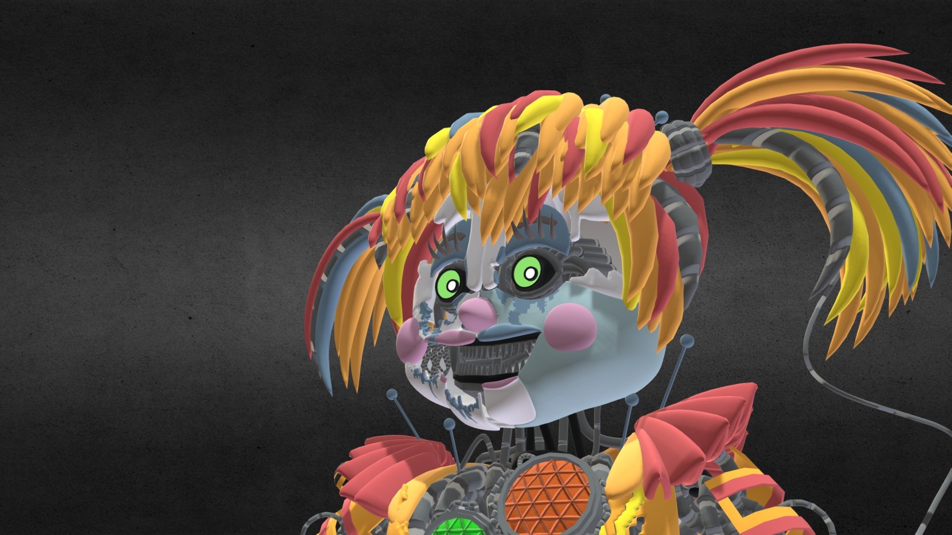 Scrap Baby - FNAF - Pizzeria Simulator - Download Free 3D model by ...