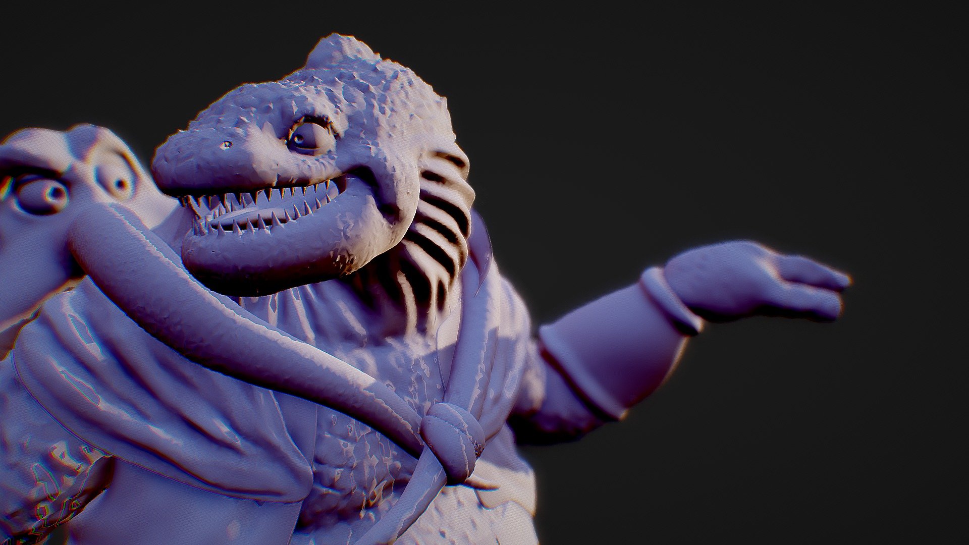 Octopus Reptile Creature - 3D model by Mikle (@cgamit786) [8dc4d48 ...