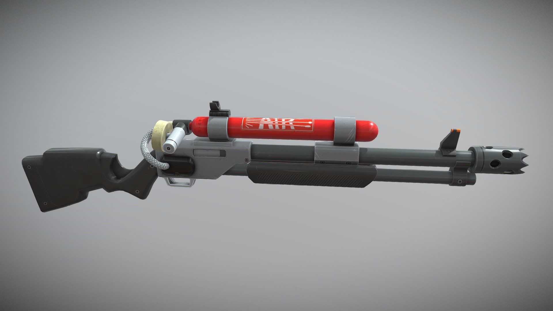 Charge Shotgun - Fortnite (PBR) - Download Free 3D model by Wicked_Vixx ...