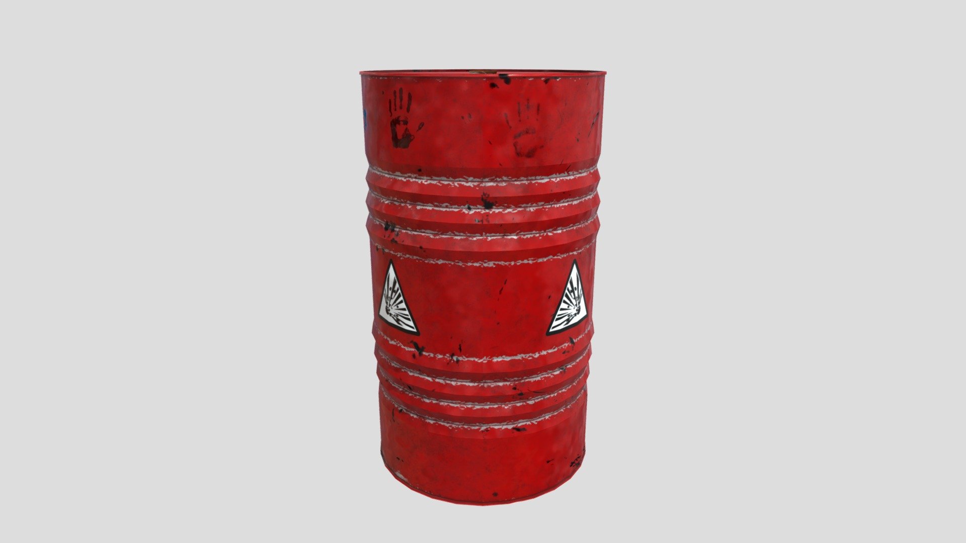 Explosive barrel - 3D model by KonradKobus [8dc8760] - Sketchfab