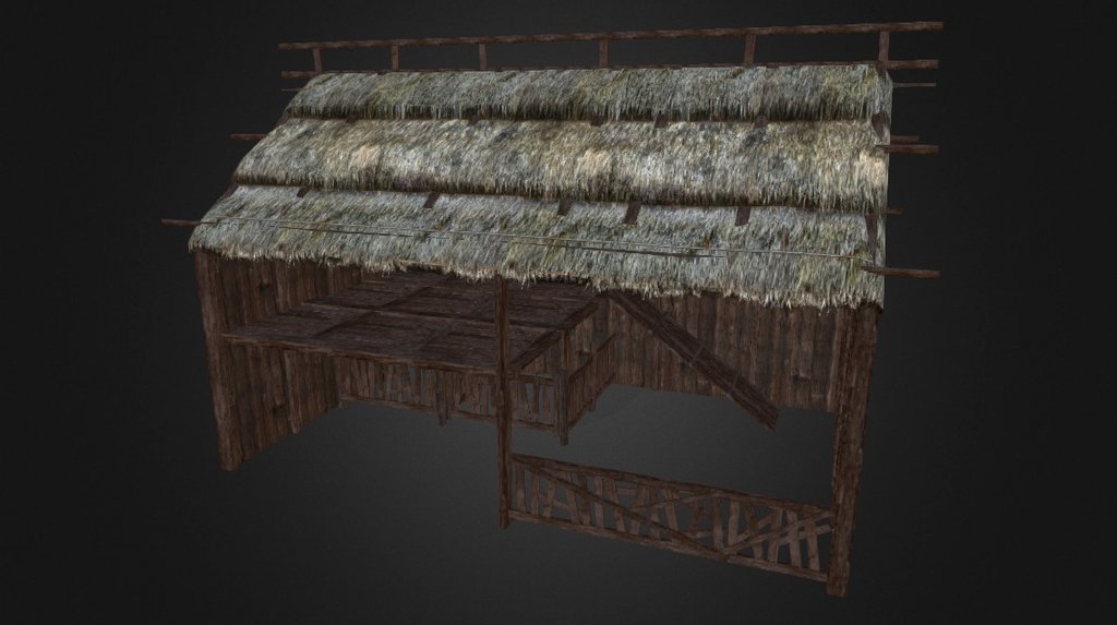 Skywind - Guar Stable - 3D model by Ronaaz [8dc89b7] - Sketchfab