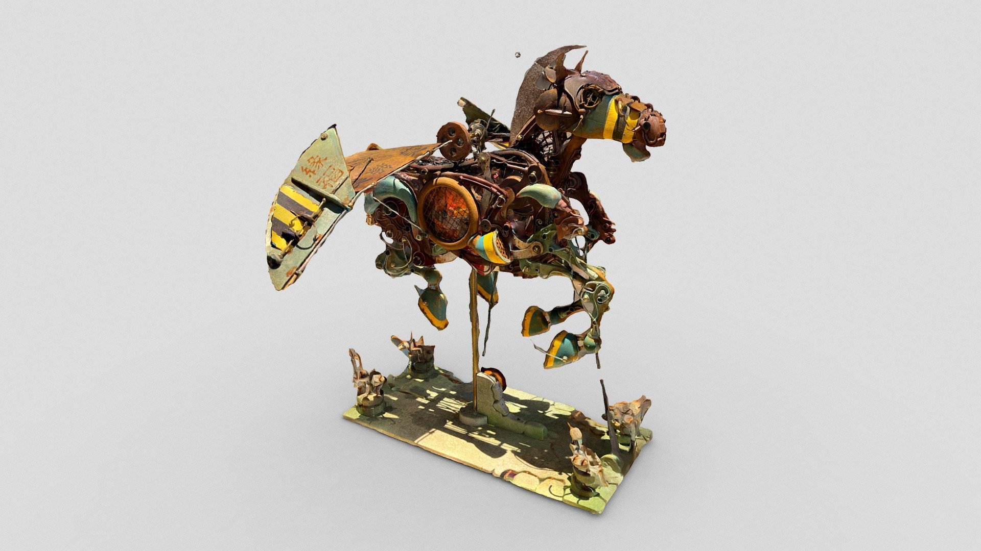 Day 303: Mechanical horse, SF Exploratorium - Download Free 3D model by ...