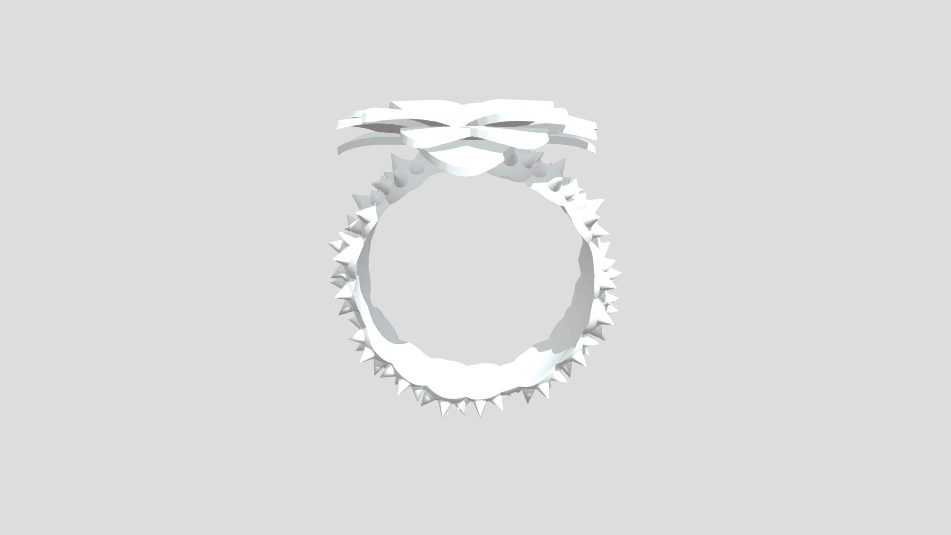 Flower Thorn ring - 3D model by Eclairne [8dc9665] - Sketchfab