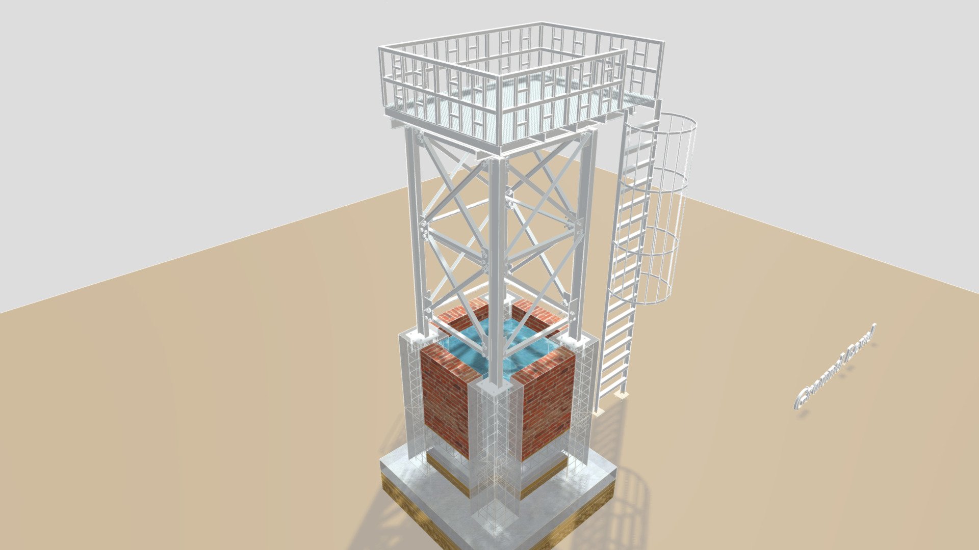Water Trestle-1 - 3D model by nweni [8dc979c] - Sketchfab