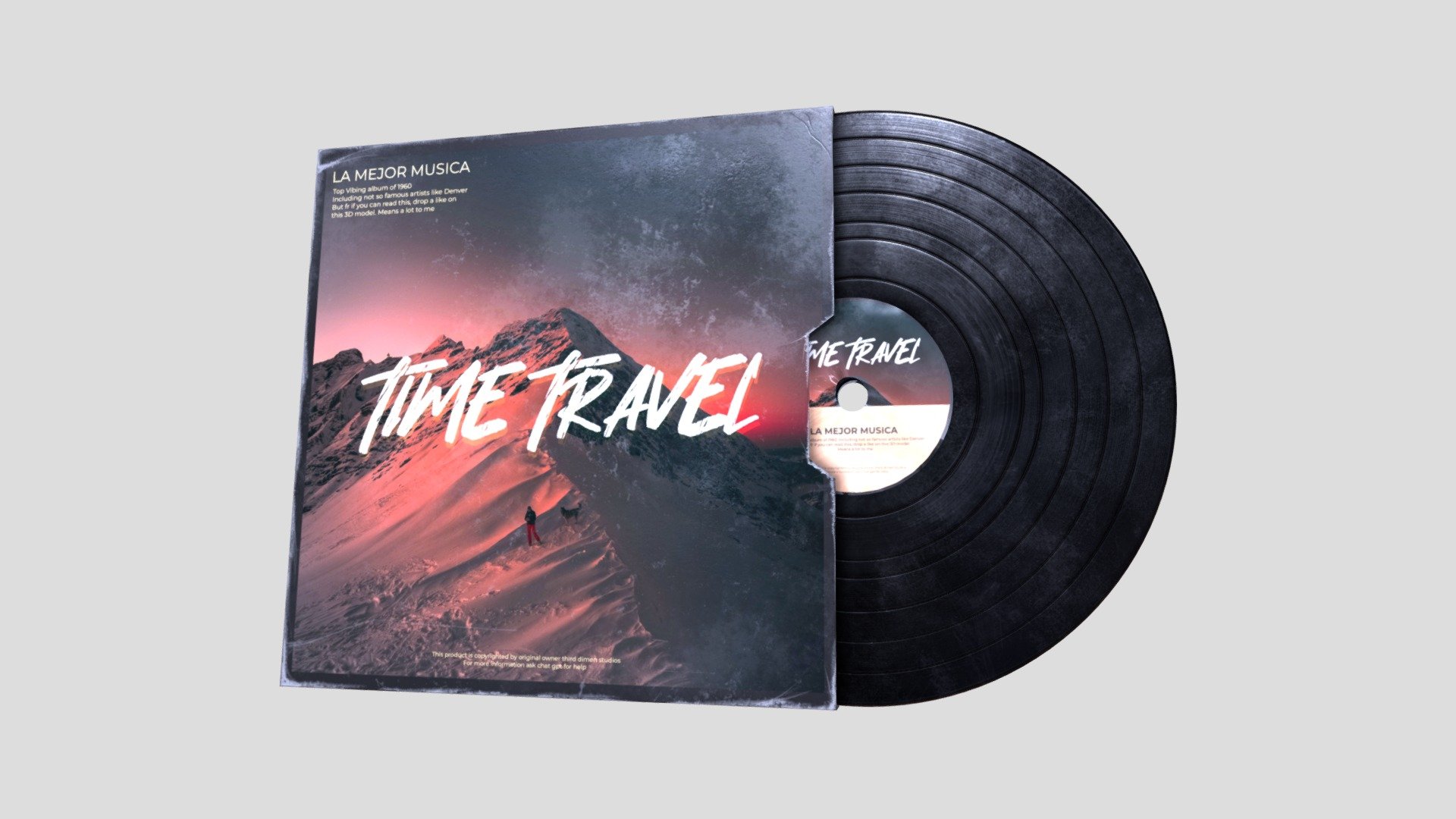 Vinyl Disk and cover - 3D model by Khoy593 (@Denver_howson) [8dcaa50 ...