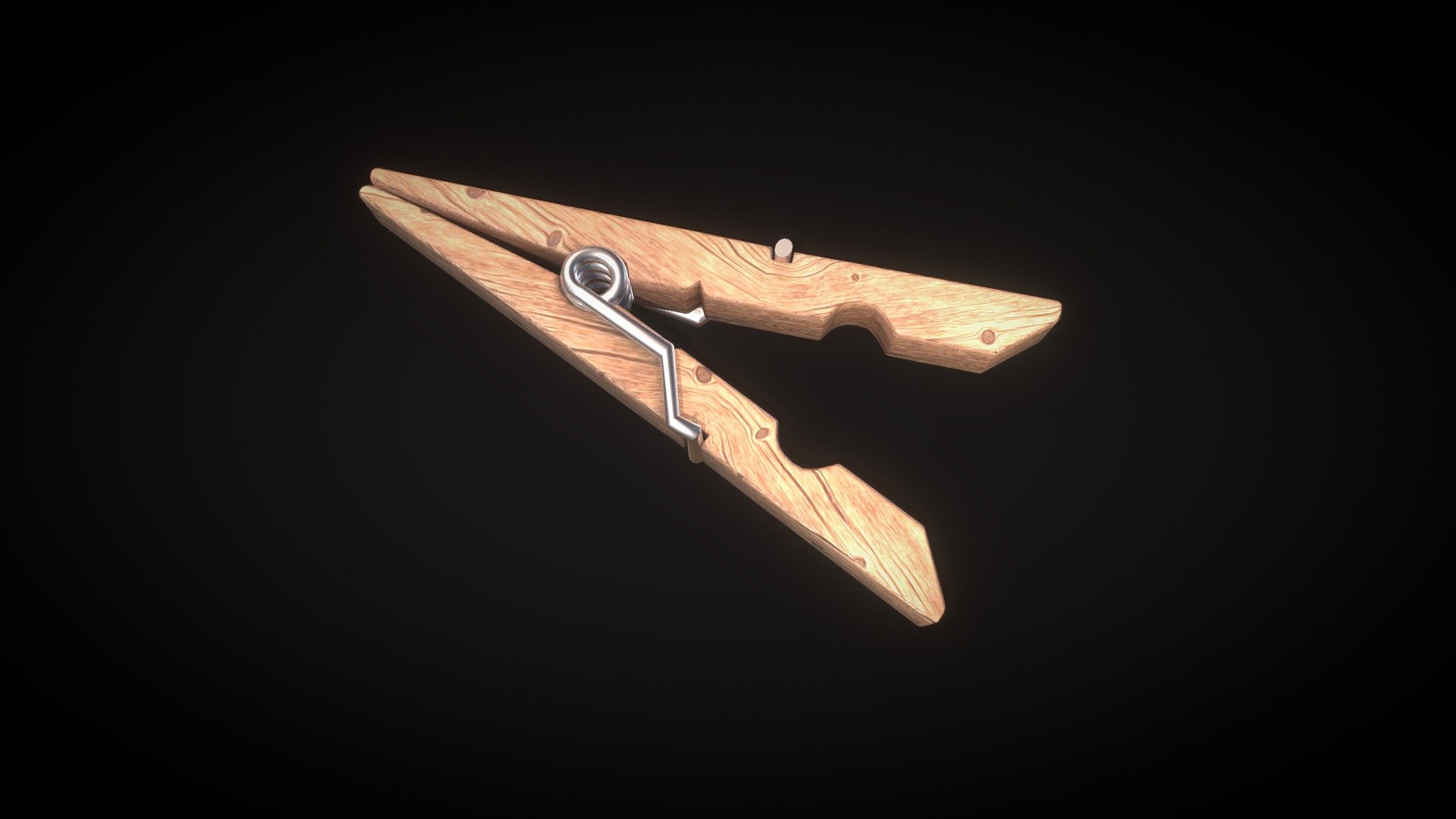 Clothes pin - 3D model by Summerstien_ (@minaminou3ed) [8dcae6c ...