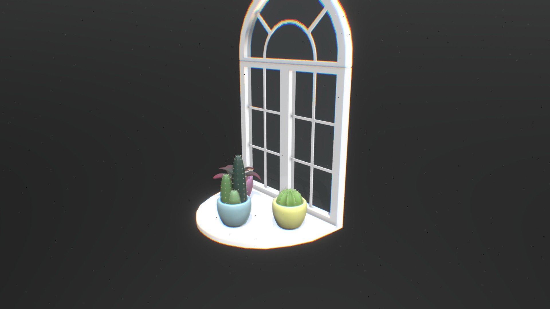 Windowsill Plant Diorama - 3D model by frejafredag [8dcbea8] - Sketchfab