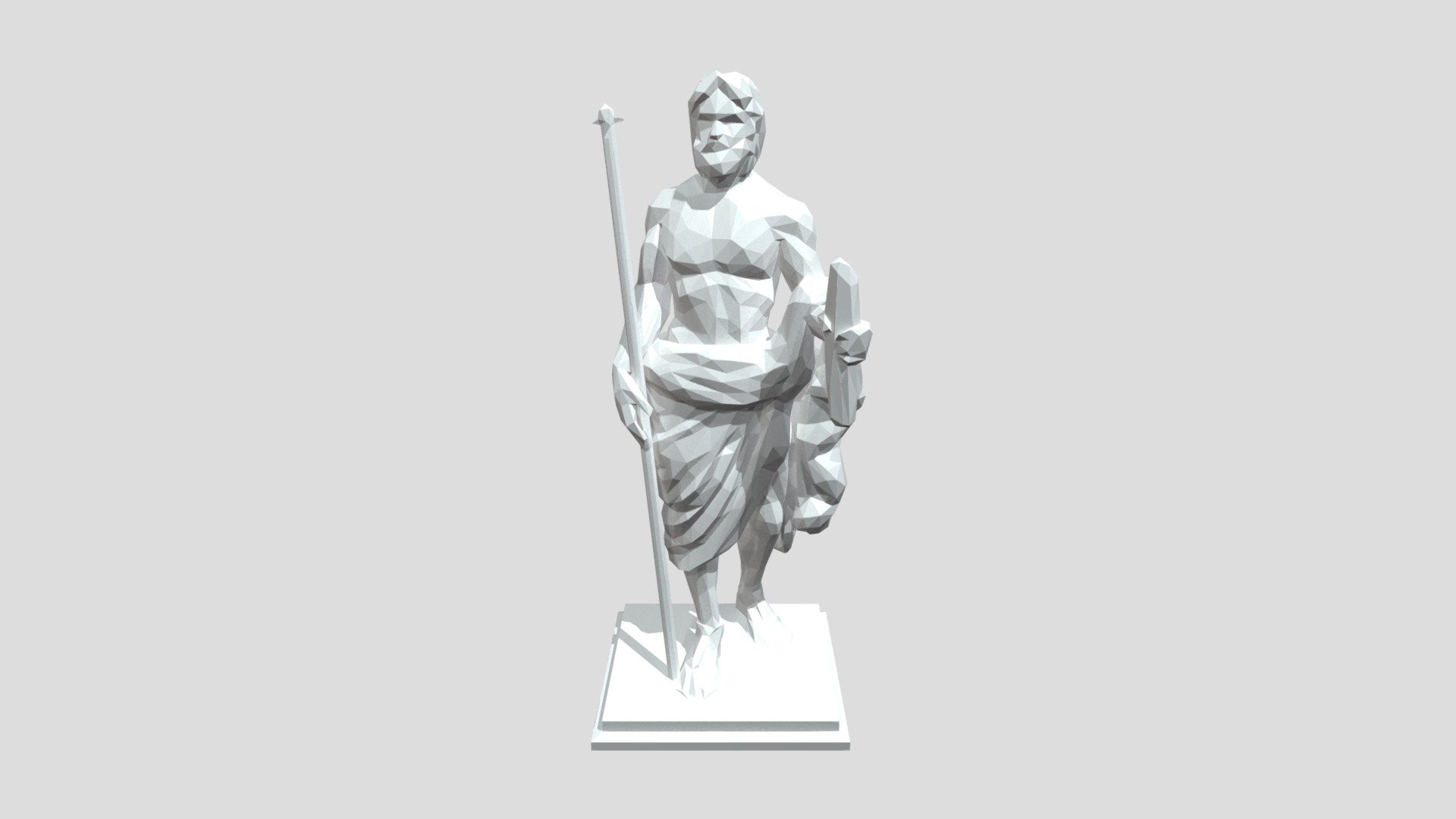 Zeus Wireframe - 3D model by Luis F. Enciso Hamden (@tankecka) [8dcc777 ...