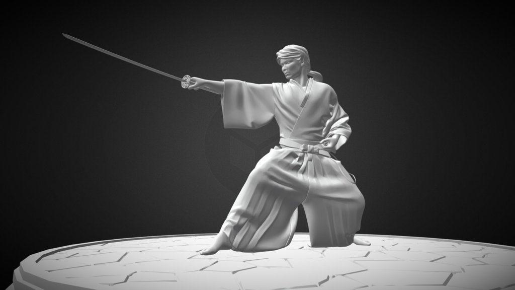 Iaido - 3D model by oscargrafias [8dcd09f] - Sketchfab