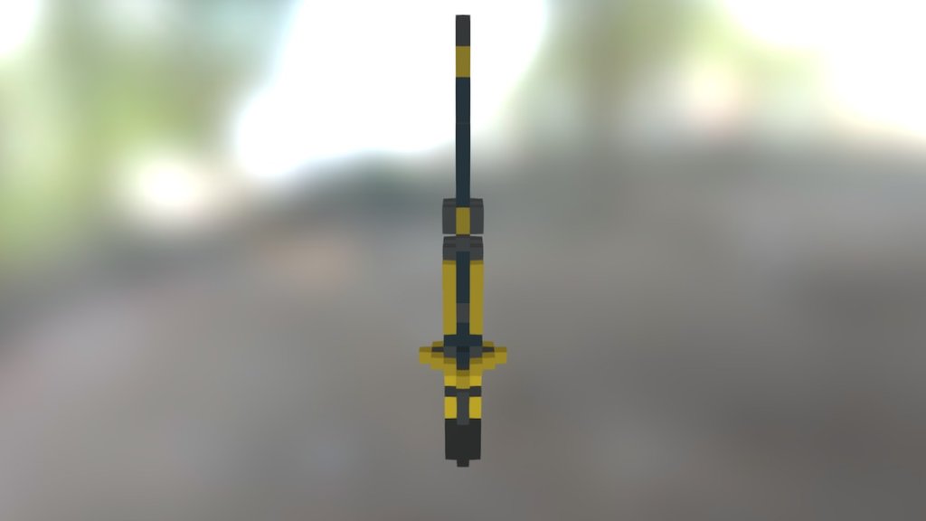 Minecraft Voxel - Light Sword - 3D model by zmallboy [8dcef12] - Sketchfab