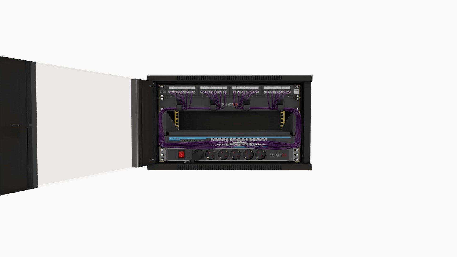 OPENETICS - UniRack 6U - CAT. 6A FTP - 3D model by OPENETICS [8dcf4a1 ...