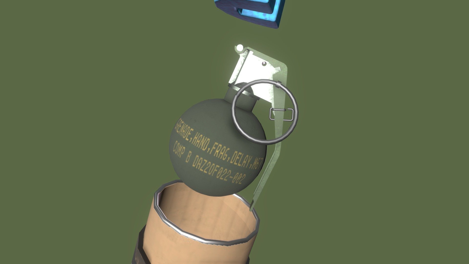 M67 Grenade - 3D model by Corey (@CoreyC) [8dd0c78] - Sketchfab