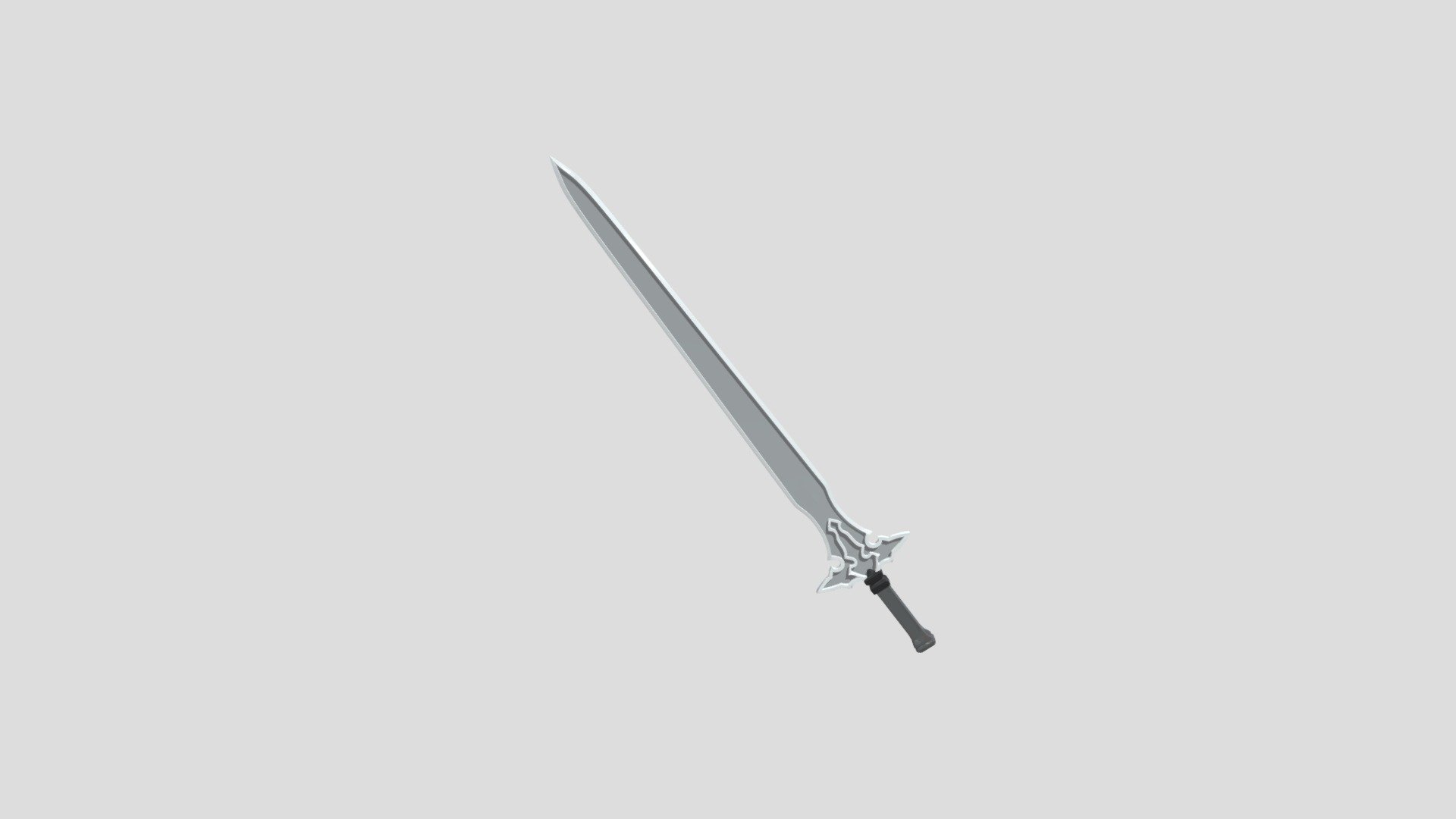 Kirito Anime Sword - 3D model by balam_Animation (@alambintang38 ...