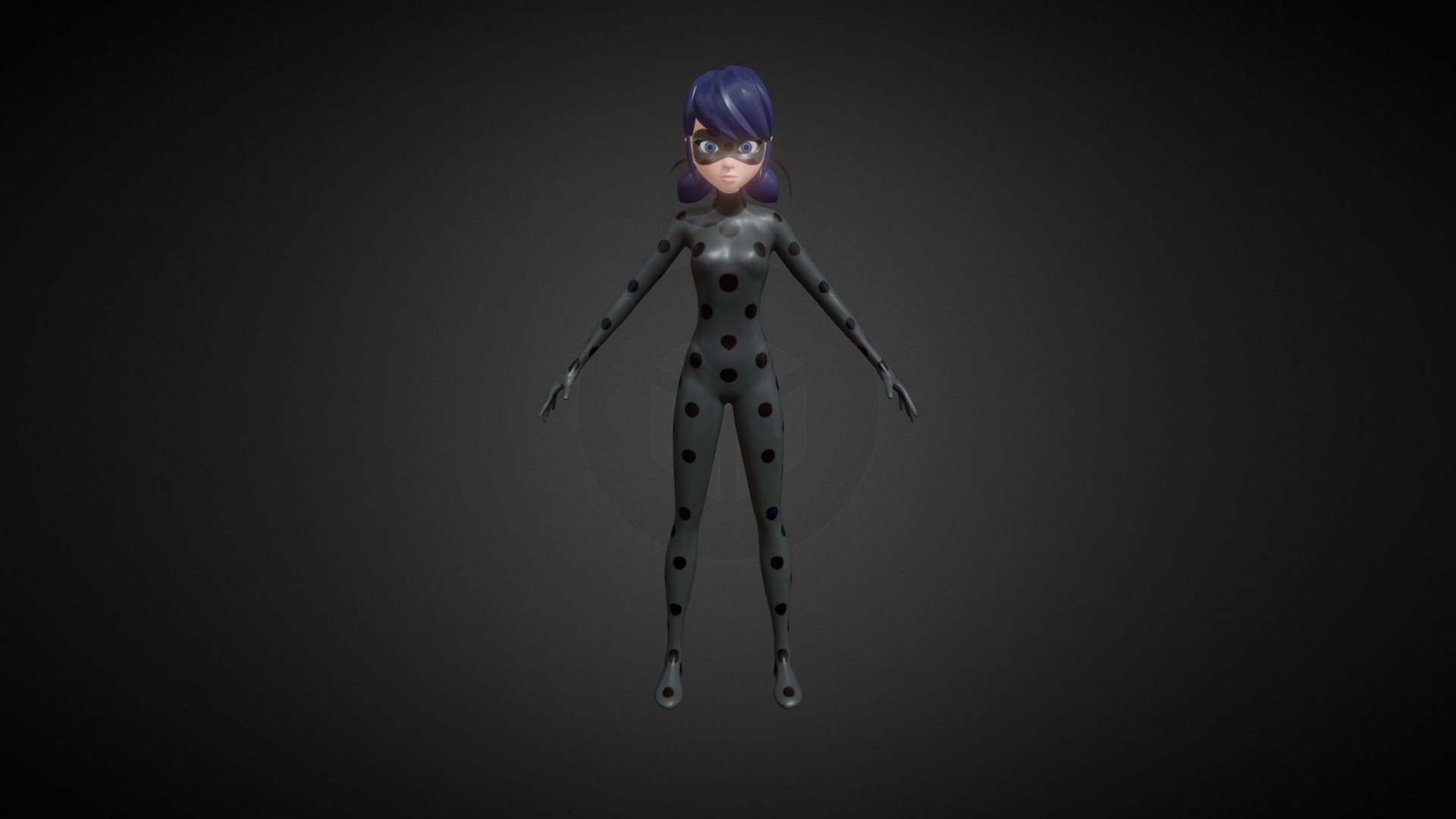 Lady Black - Miraculous (FAN) - 3D model by olegARTs (@olegatorltd ...