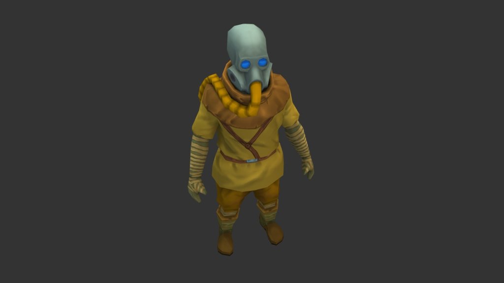 Gasmask Man - 3D model by stribog84 [8dd2835] - Sketchfab