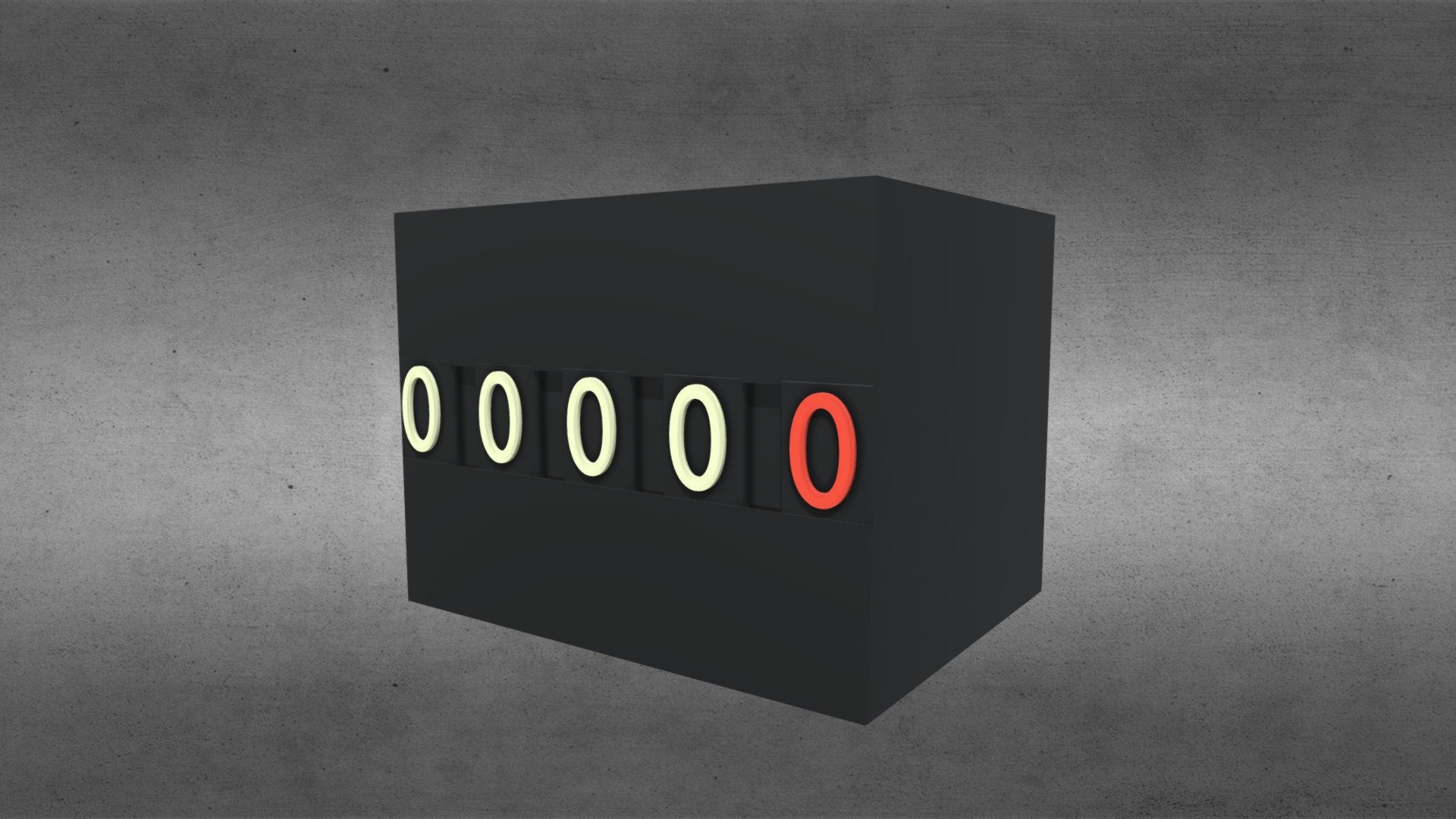 Odometer for Classic Cars (Animated) - Buy Royalty Free 3D model by ...