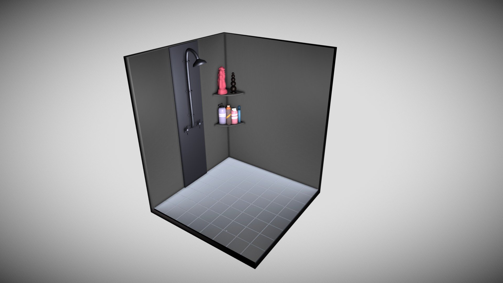 Shower Room - 3D model by antvg [8dd489e] - Sketchfab