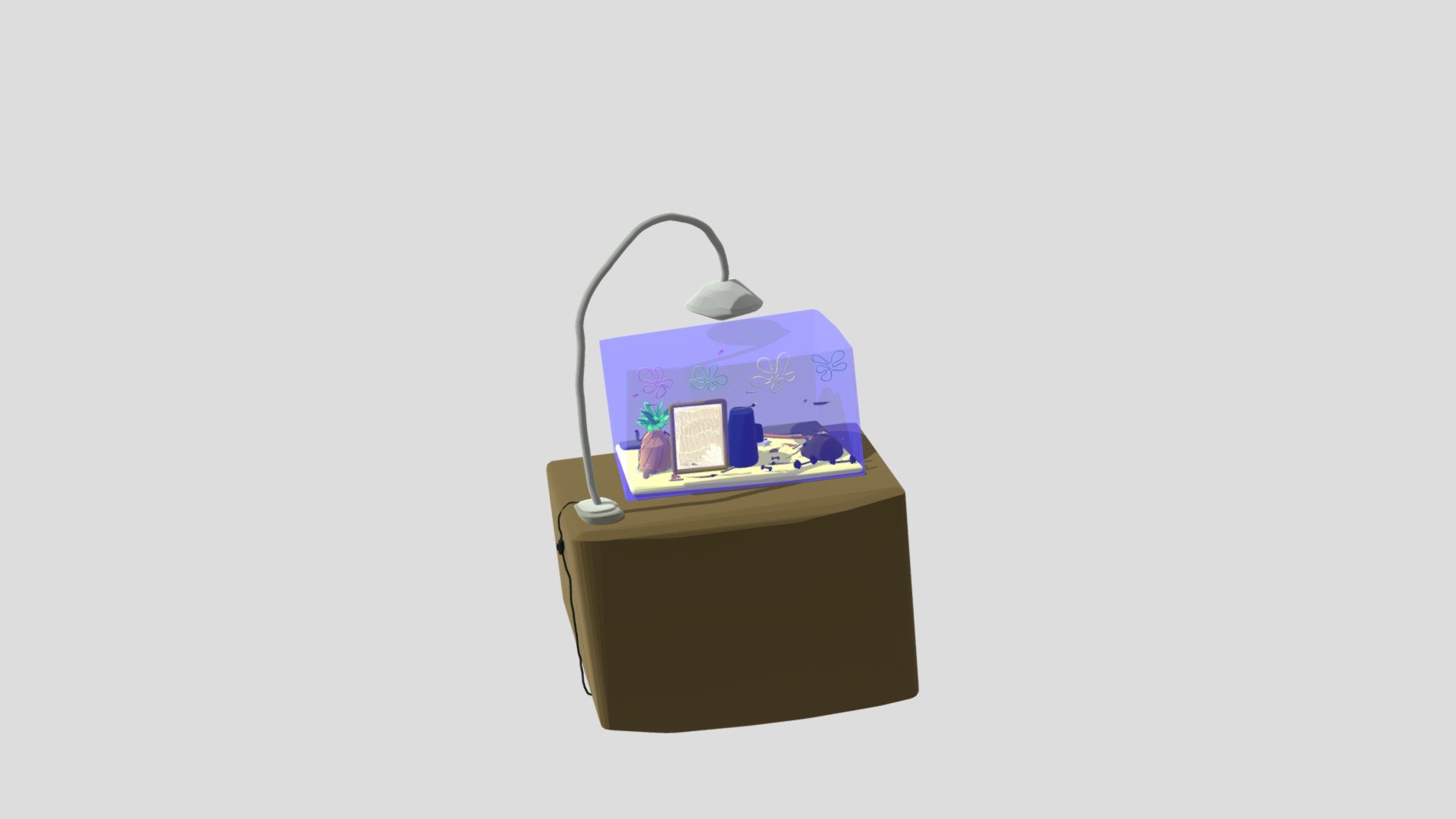 SpongebobTank - 3D model by Elijah.Barbour [8dd5065] - Sketchfab