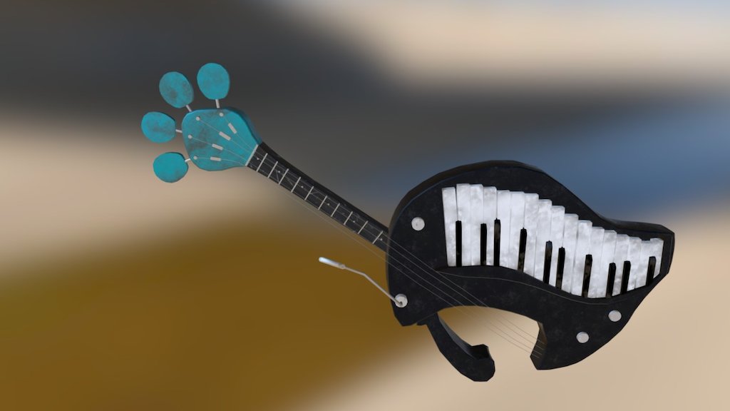 Keytar Model - 3D model by Ariel Weir (@digitalmermaid) [8dd5cef ...