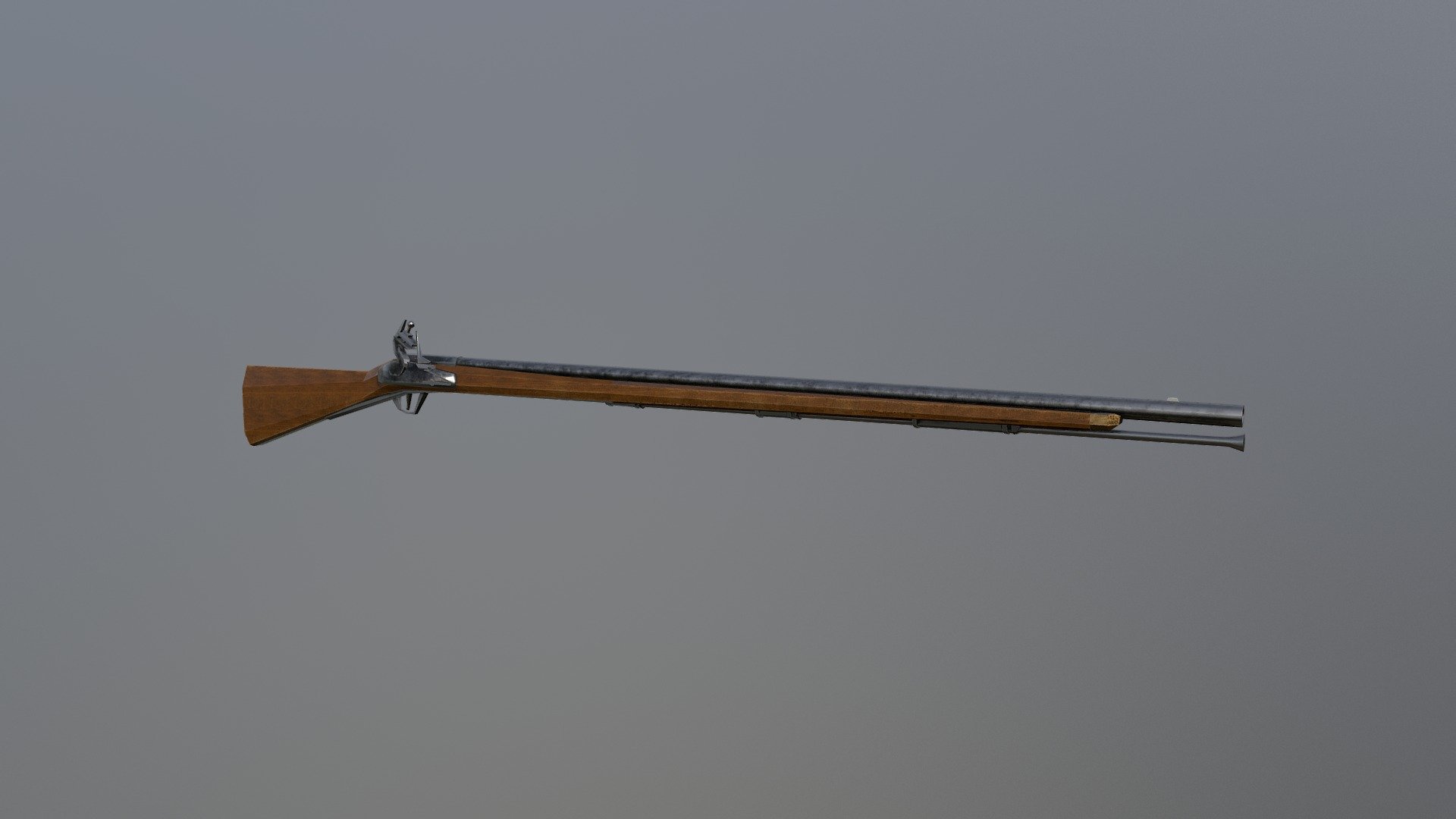 Musket - Download Free 3D model by Connor S. Nielsen (@ConnorNielsen ...