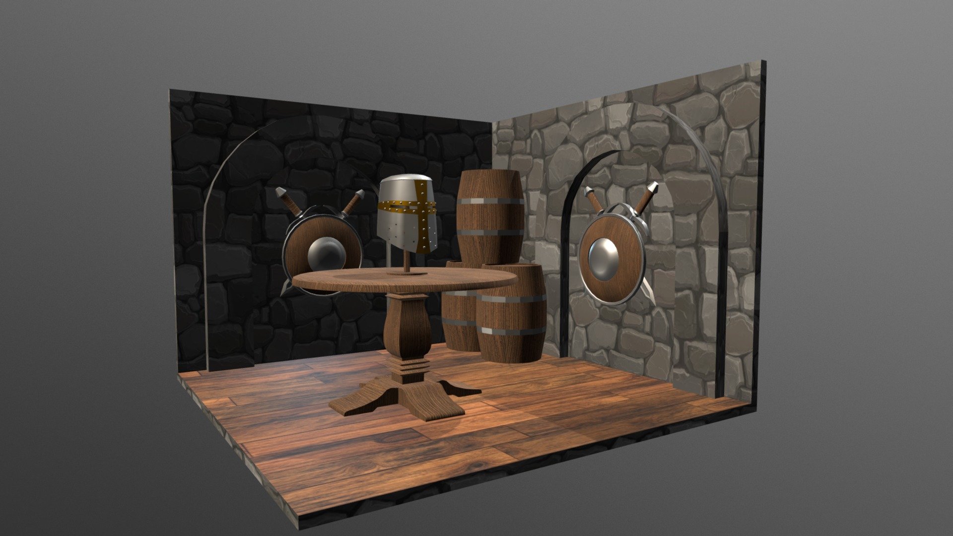 Armoury - 3D model by DarraghR [8dd6951] - Sketchfab