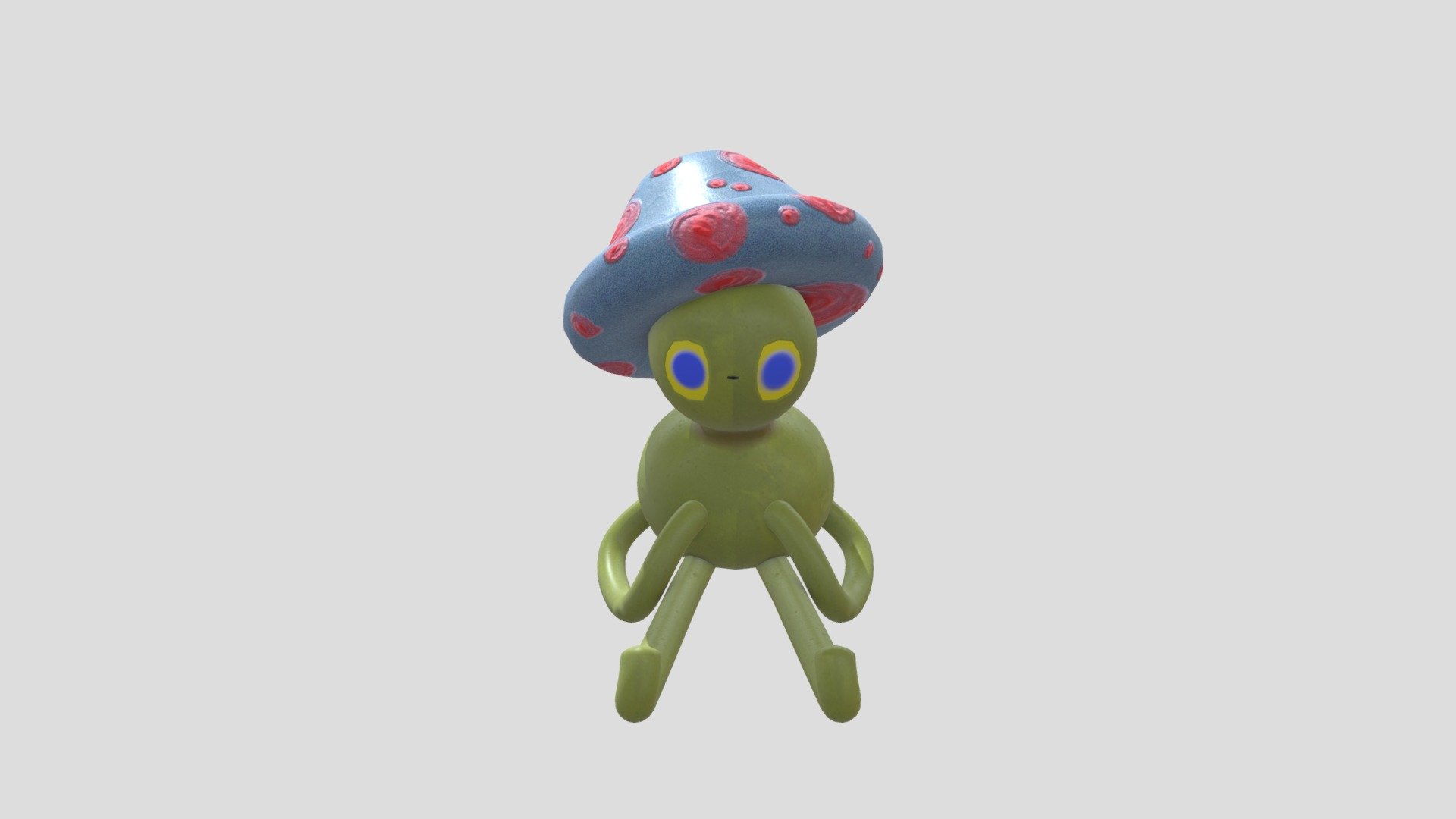 Fungi Guy - 3D model by Mrlemontree107 [8dd7f7f] - Sketchfab