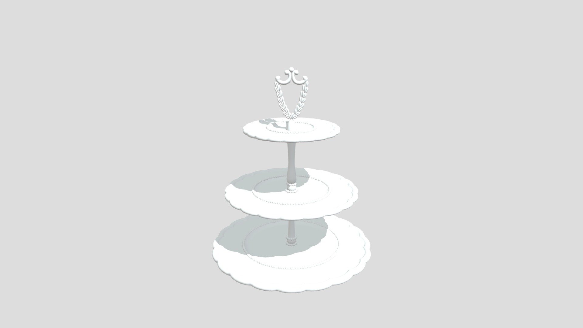 Dessert-stand - 3D model by designwithshapeways [8dd8485] - Sketchfab