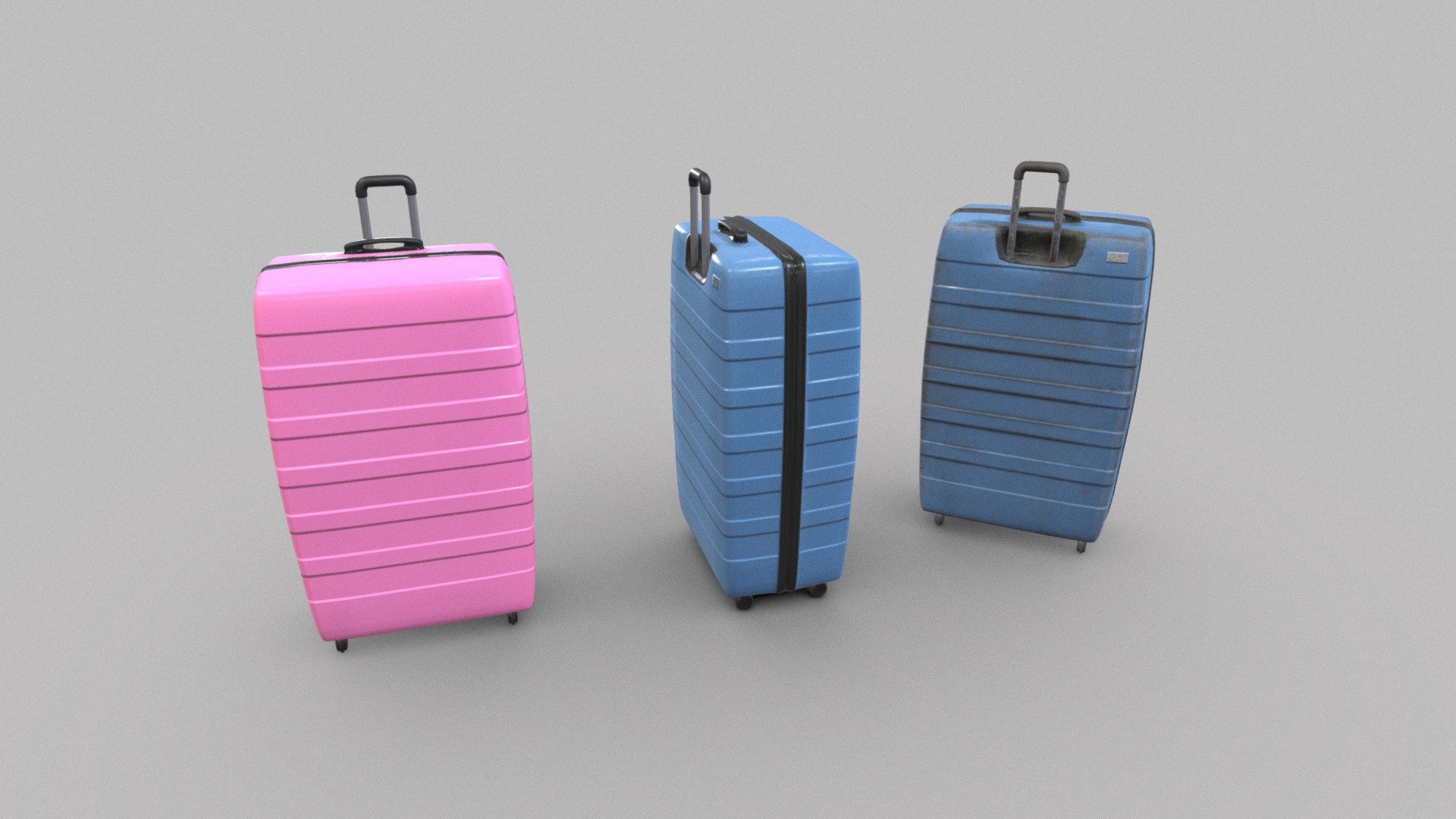 Suitcase trio - Buy Royalty Free 3D model by Sousinho [8dd8df8 ...