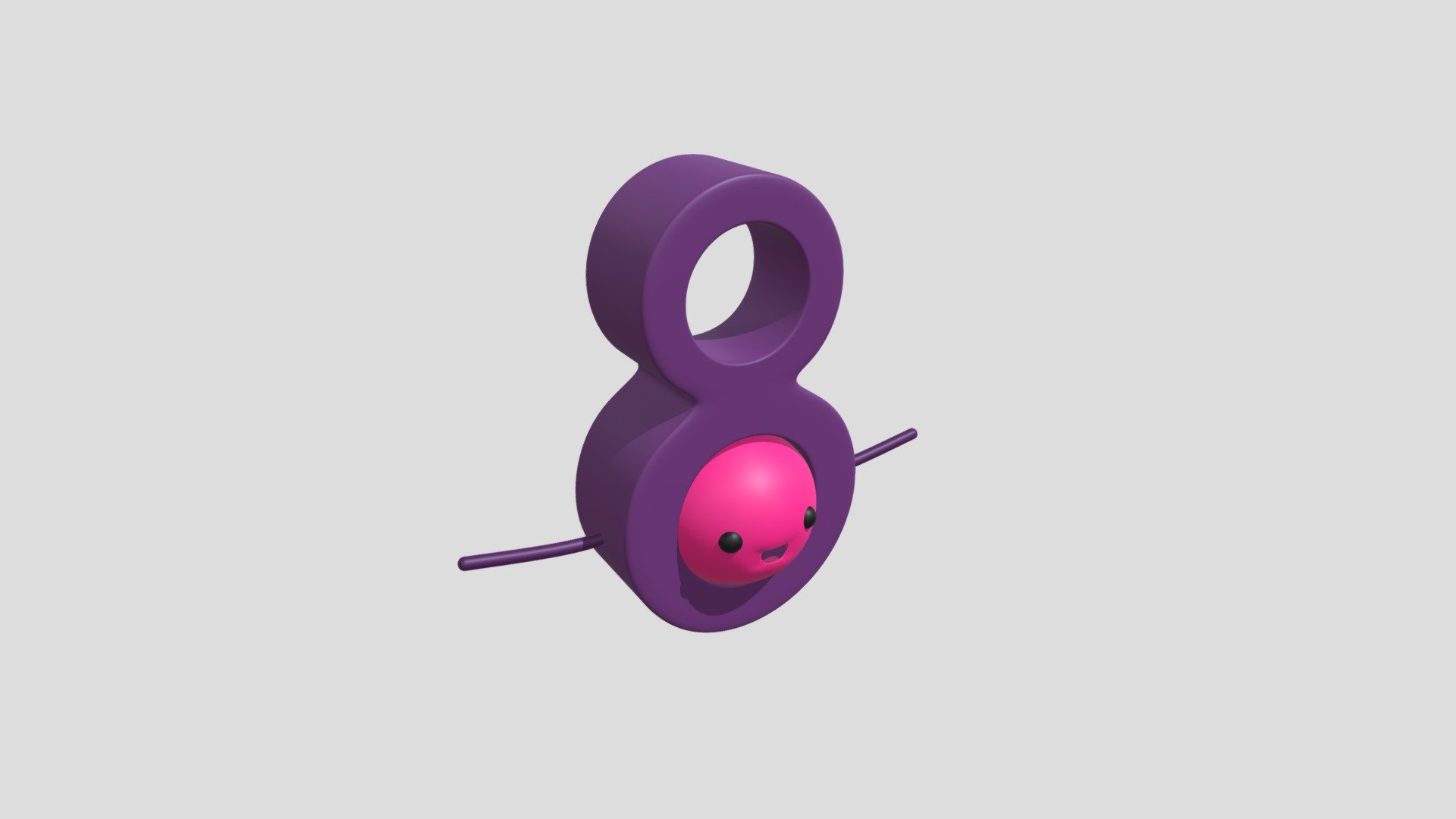 Number Eight Character - Download Free 3D model by RFlames Productions ...