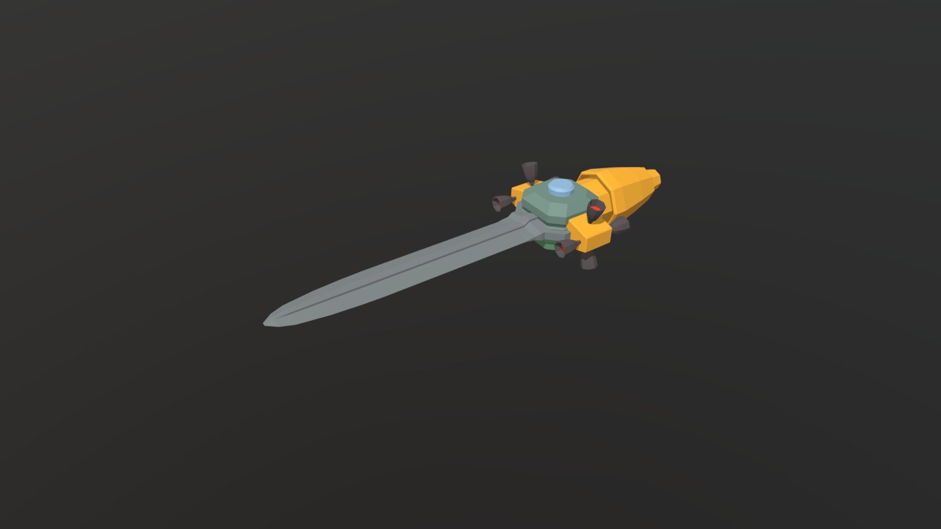 Sword Drone V3 - Download Free 3D model by JakobSchulz [8dd958a ...