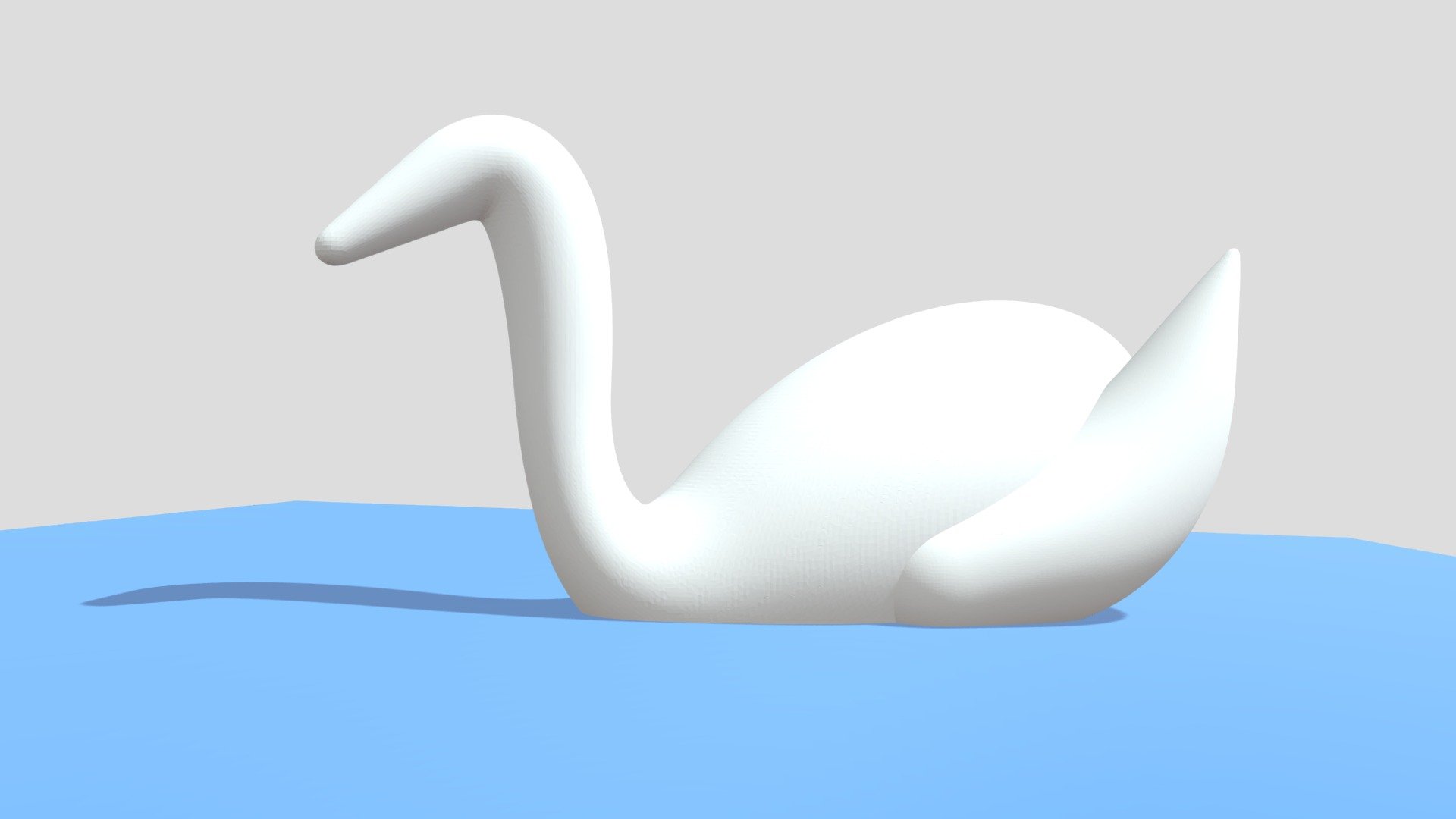 Swimming Swan - Download Free 3D model by katscats [8ddd79e] - Sketchfab