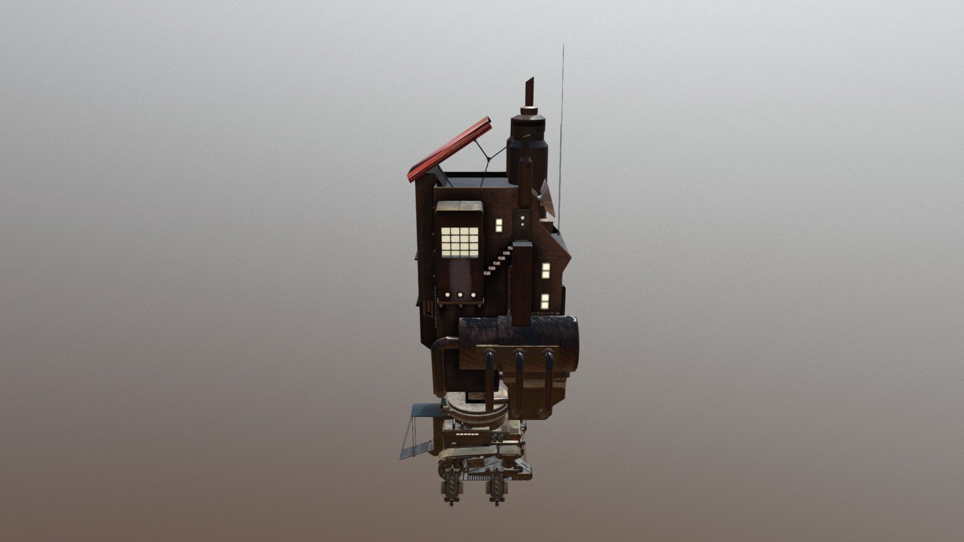 HouseBot - 3D model by kylekreative [8ddd954] - Sketchfab