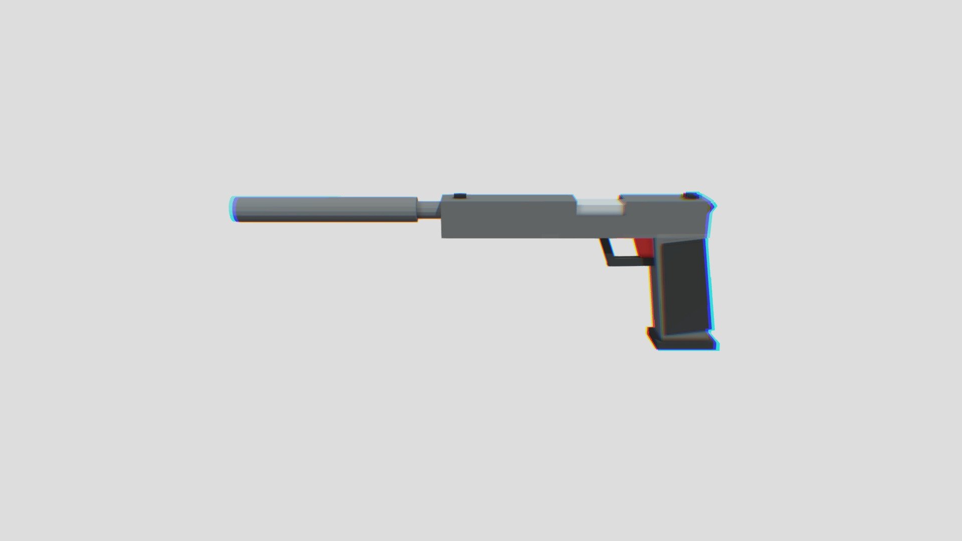 H&K Customized Supressed USP - Download Free 3D model by Savage Cat ...