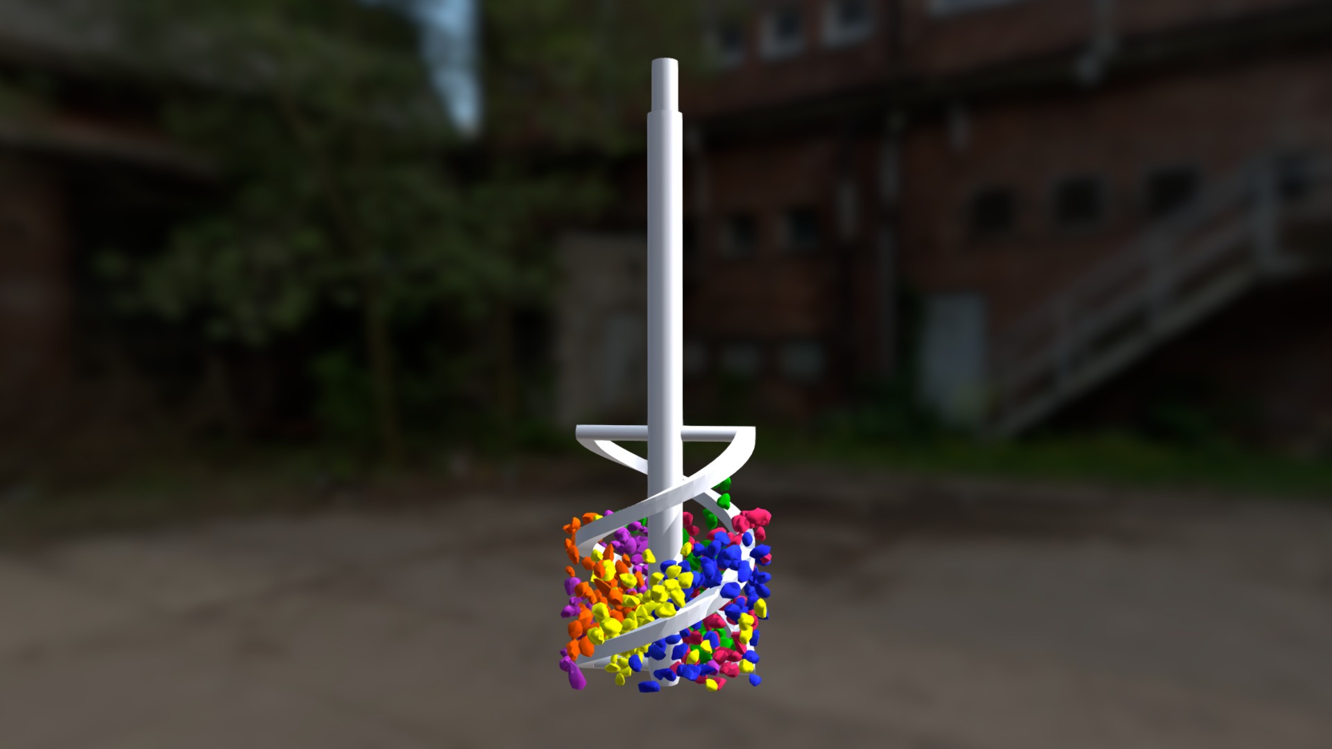 Rheometer Simulation and Colored Rocks - 3D model by sressler [8dded4f ...
