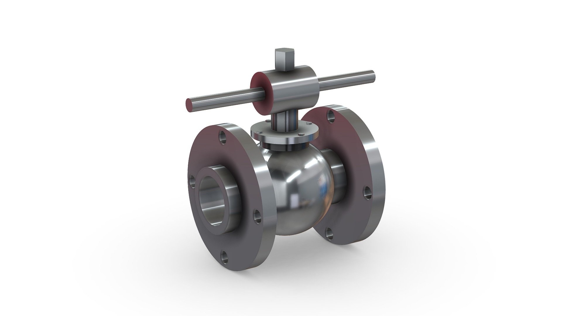 Ball Valve - 3D model by 3D Metalforge (@3dmetalforge) [8ddf9ce ...