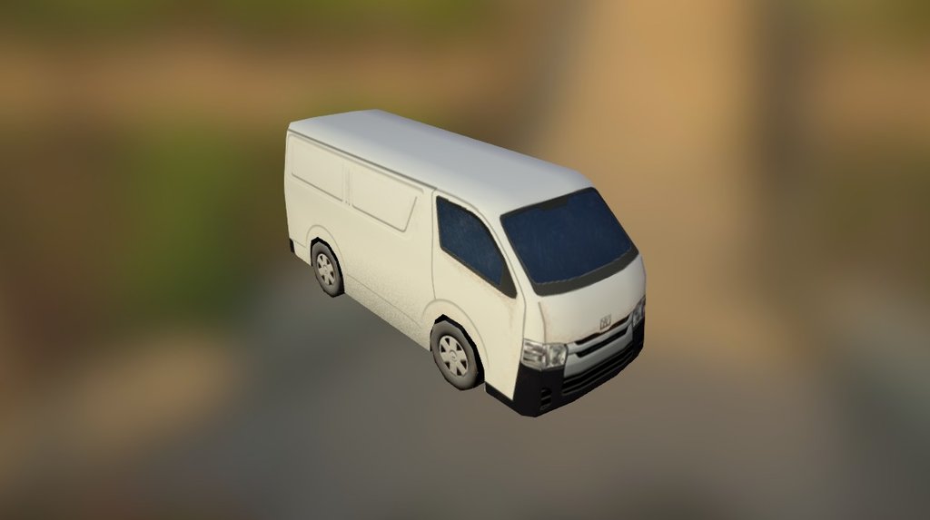 Toyota van - 3D model by emilevdb [8de0726] - Sketchfab