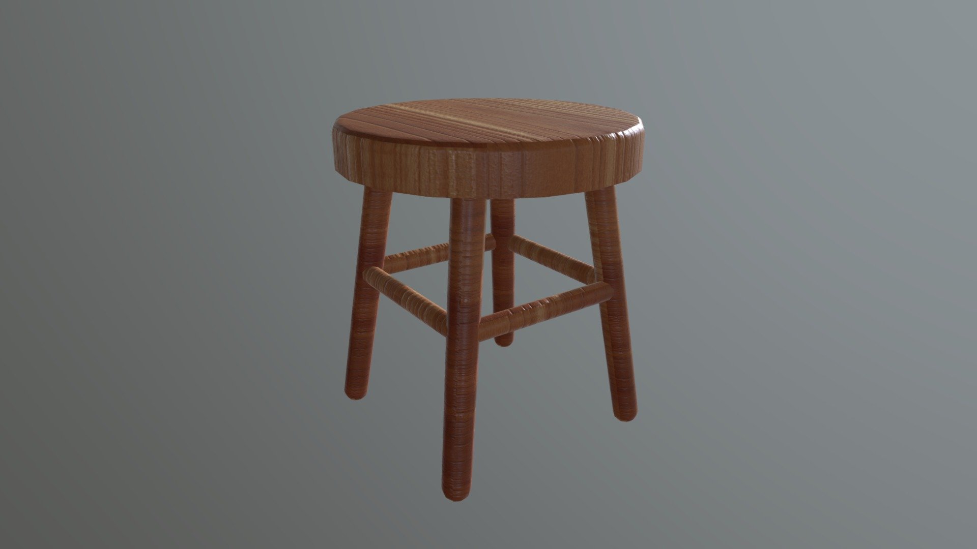 Stool - 3D model by BaileyRobson [8de1149] - Sketchfab