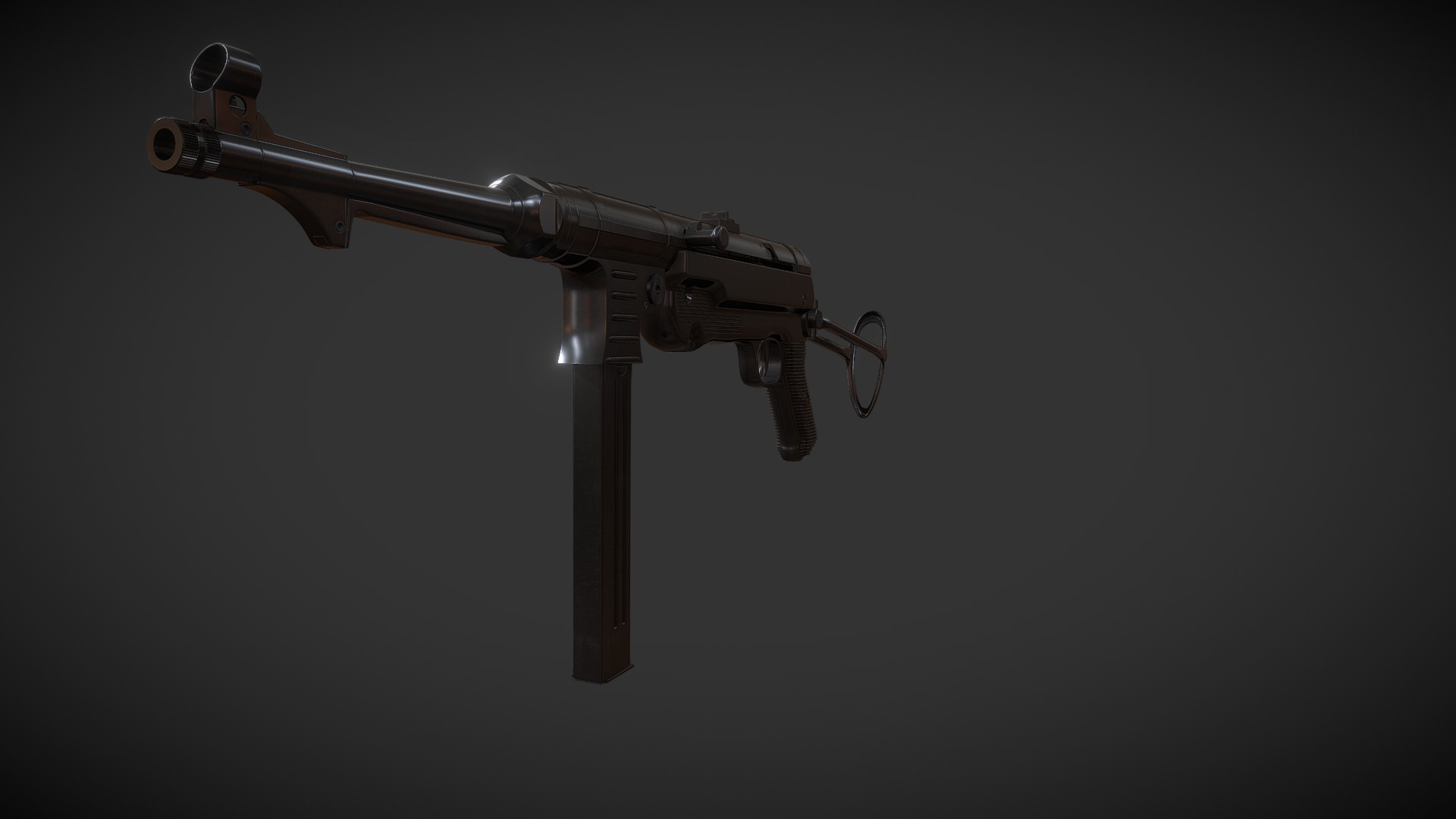MP 40 - Buy Royalty Free 3D model by hum3d [8de119f] - Sketchfab Store