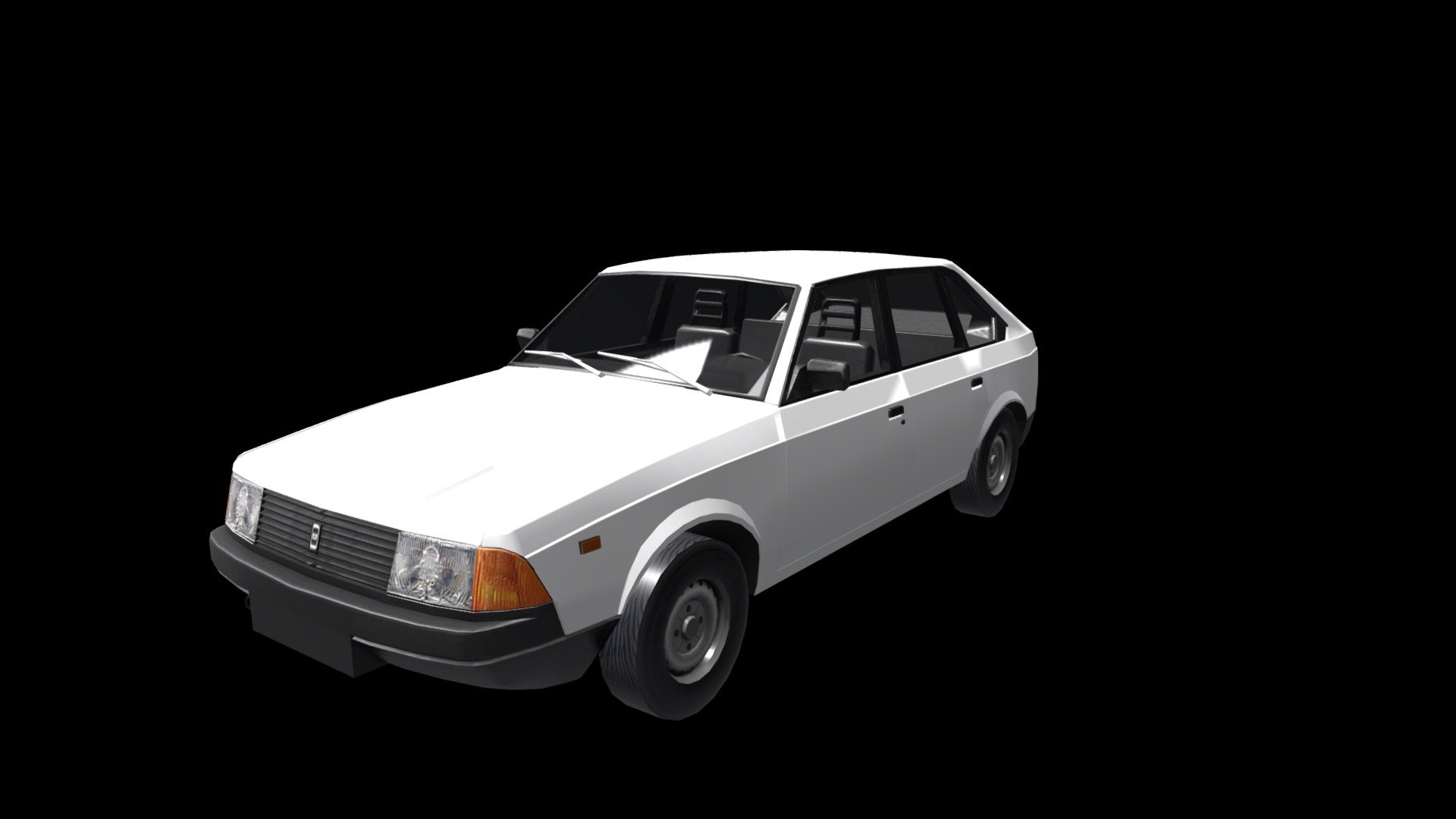1984 AZLK Moskvich 2141 - Download Free 3D model by DisneyCars ...