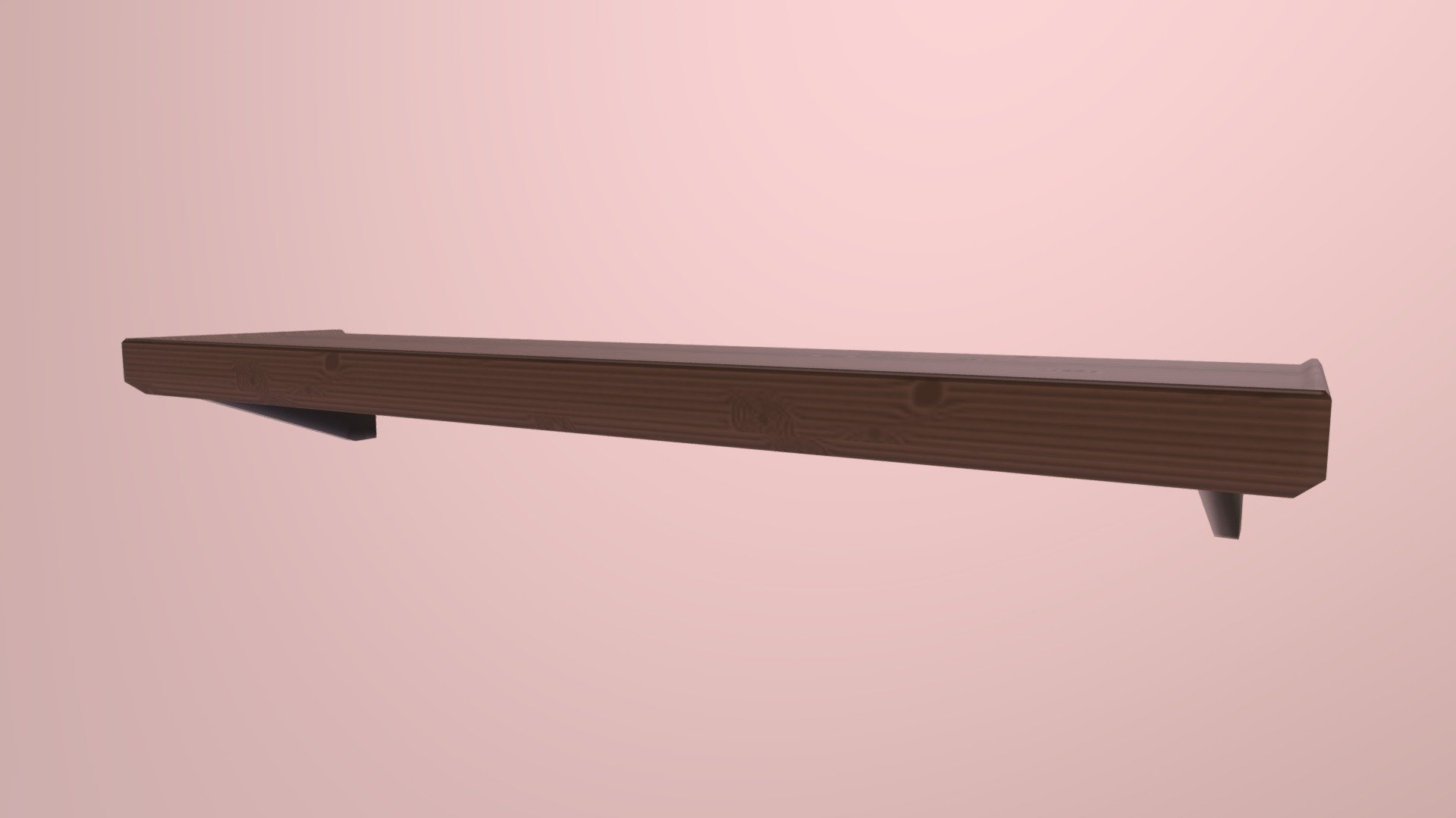 Shelf Low Polly for Tavern - 3D model by Backburner26 [8de3c0e] - Sketchfab