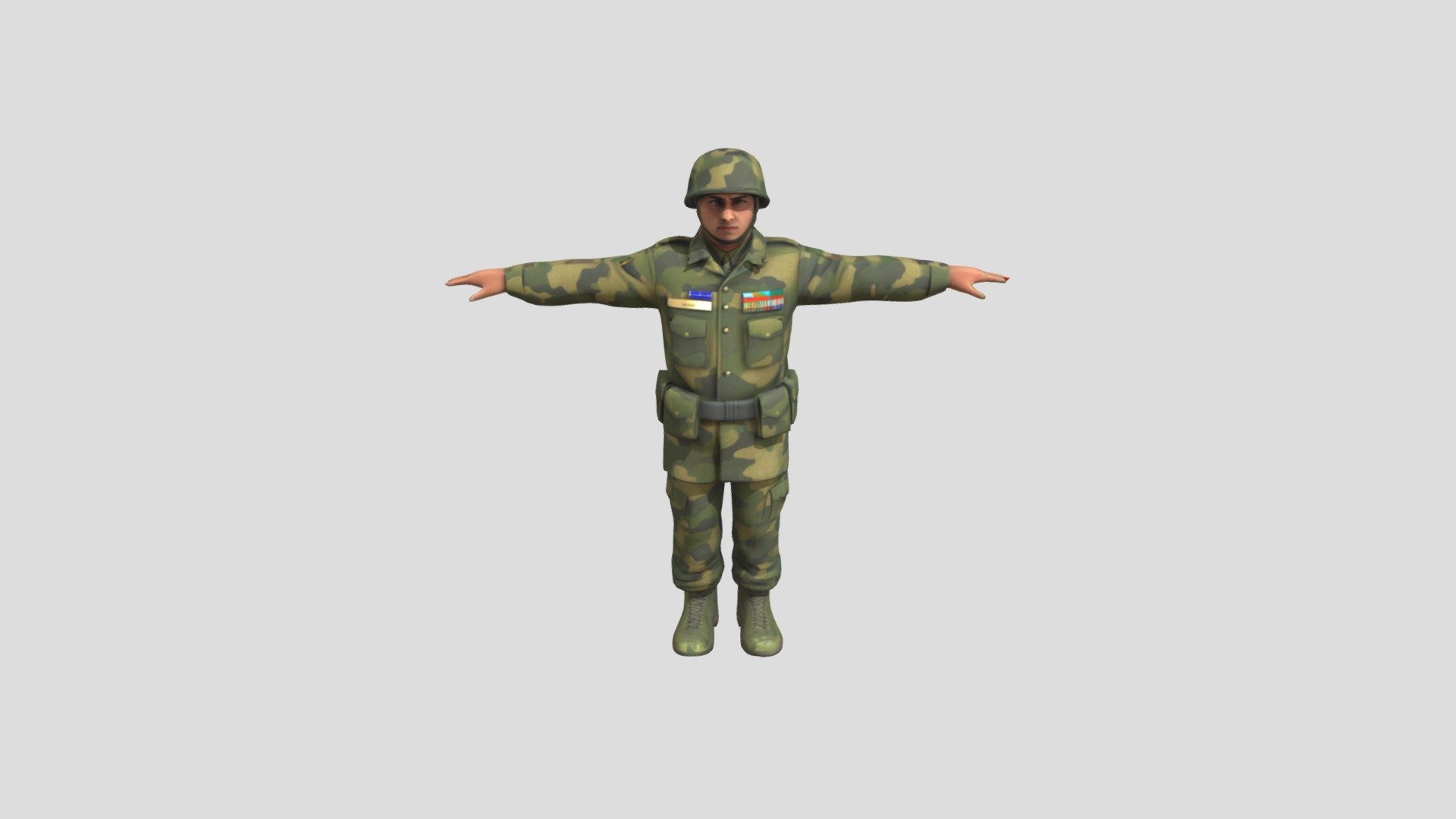 Soldier_ Stance_0710024845_texture_fbx - Download Free 3D model by ...