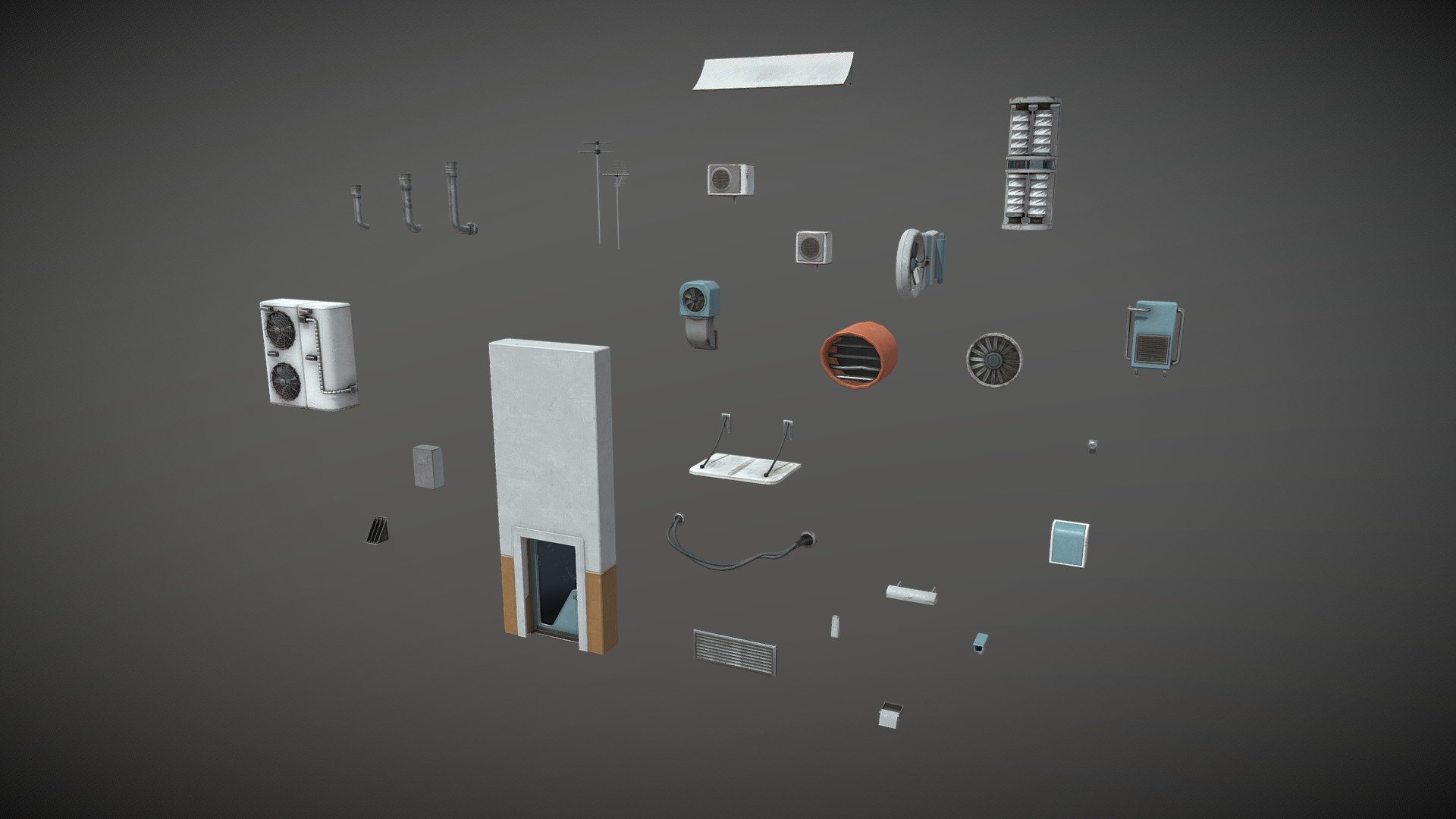 Cyberpunk City Asset Pack 4# - Buy Royalty Free 3D model by carlcapu9 ...