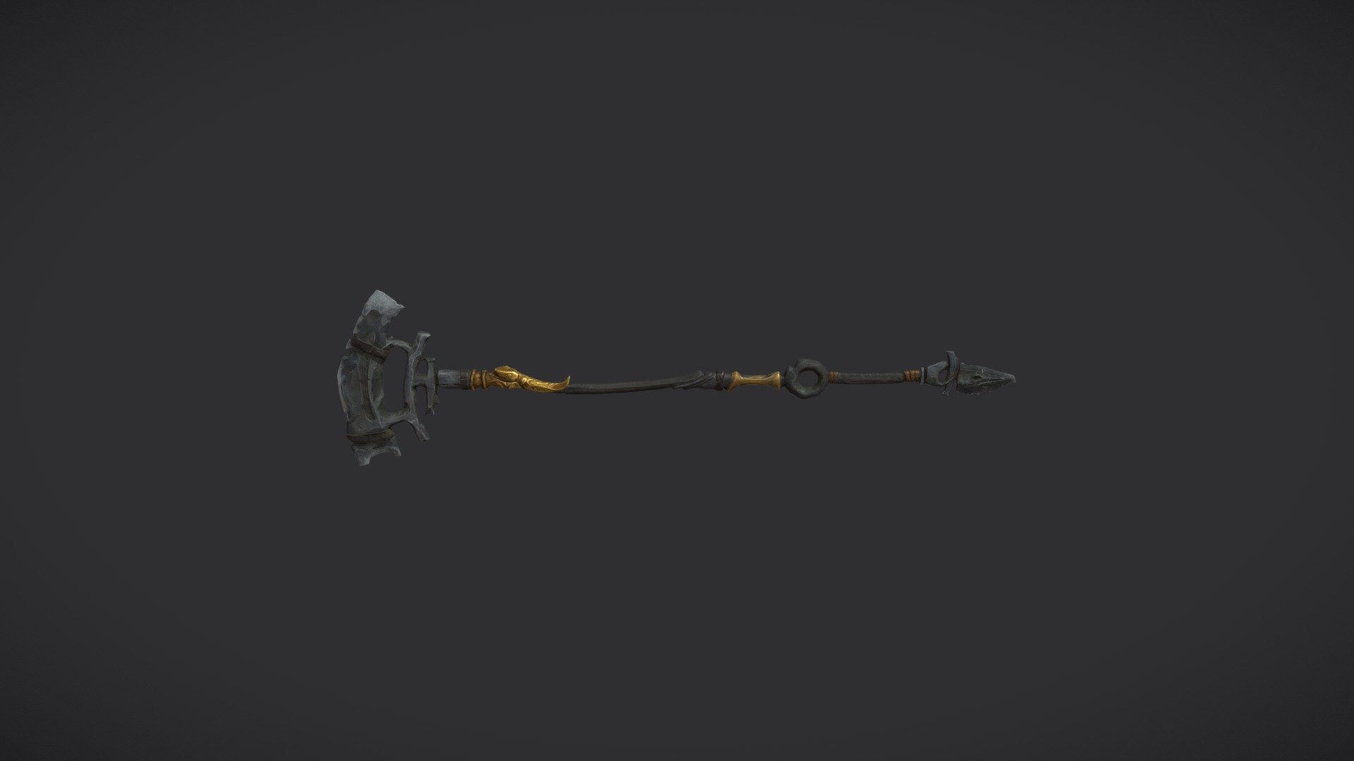 Halberd - 3D model by Bert.nikitin [8de5ec3] - Sketchfab