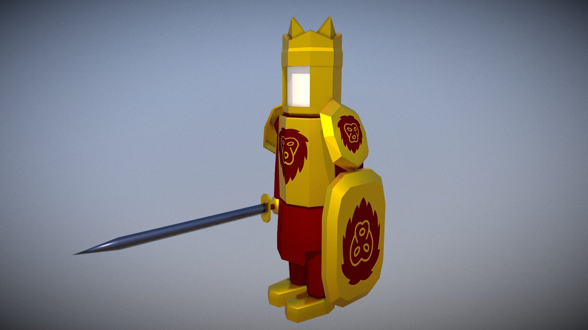 Low Poly King (Rigged) - Download Free 3D model by Yanez Designs ...