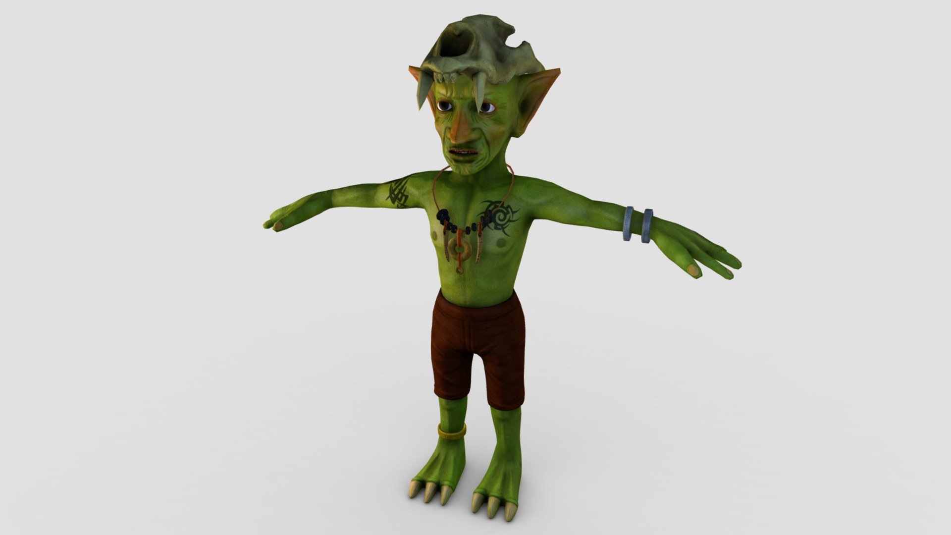 Goblin Character - Download Free 3D model by KloWorks [8de70a2] - Sketchfab