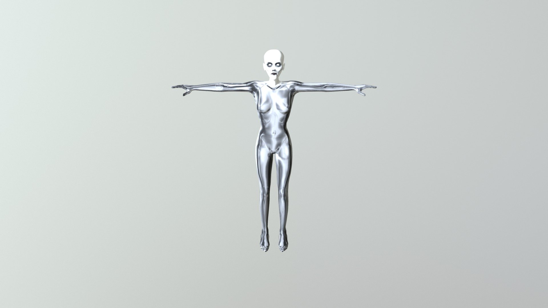Girl Alien - 3D model by brandonpigeon123 [8de7967] - Sketchfab